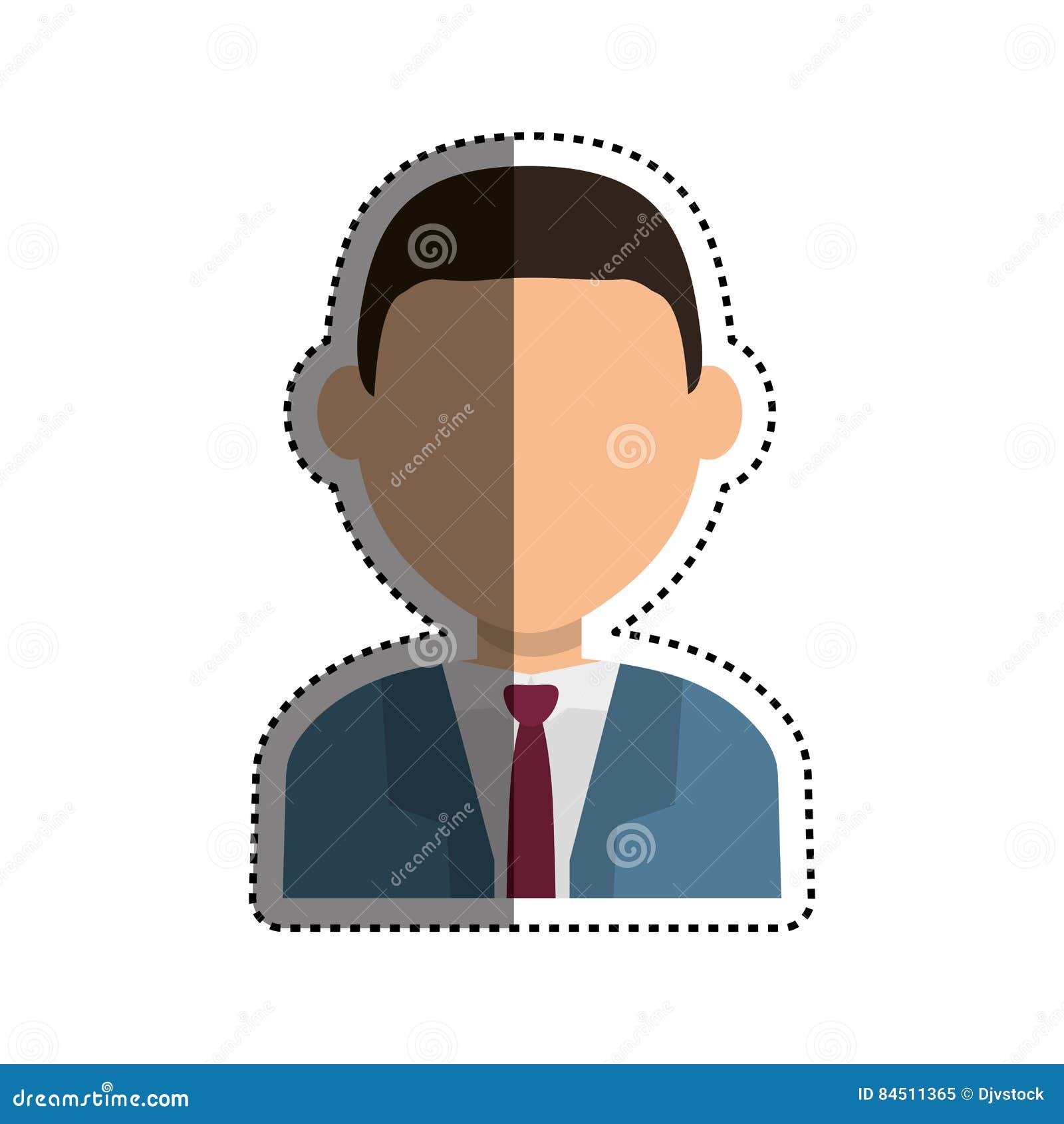 Business executive profile stock illustration. Illustration of isolated ...
