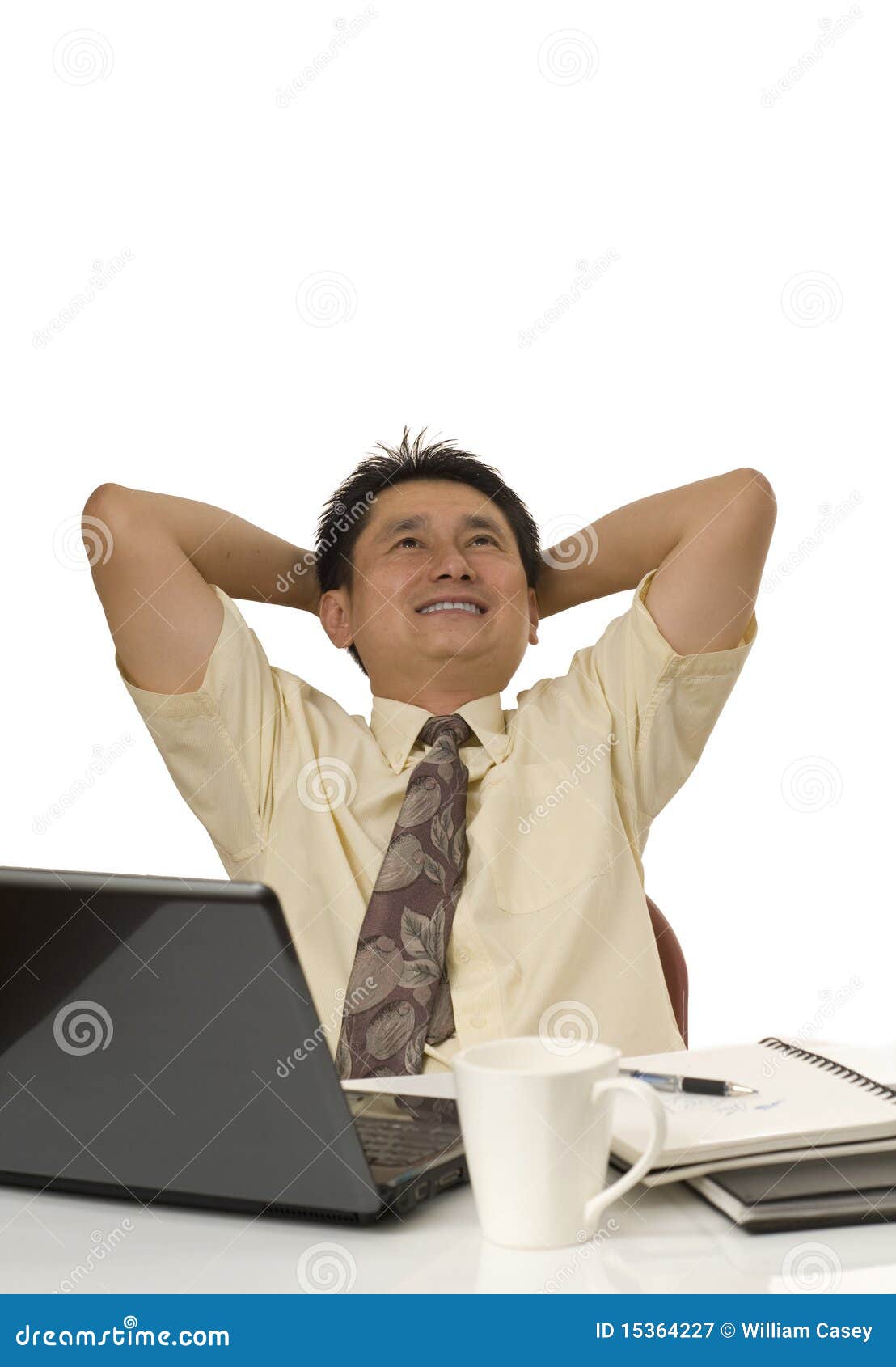 Business Executive Relaxing Stock Image - Image of happy, professional ...