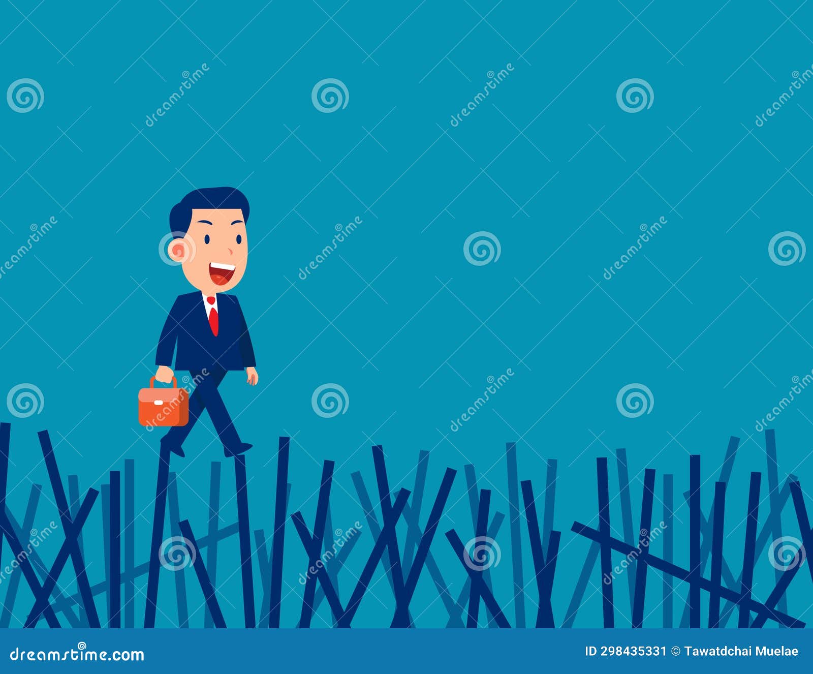 Collapsing Business Royalty-Free Stock Photo | CartoonDealer.com #2099139