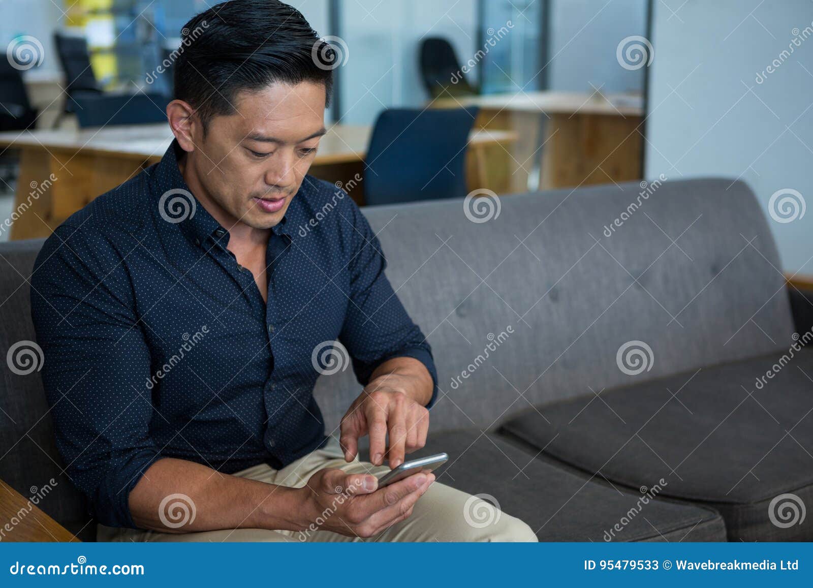 Business Executive Using Mobile Phone Stock Image - Image of executive ...