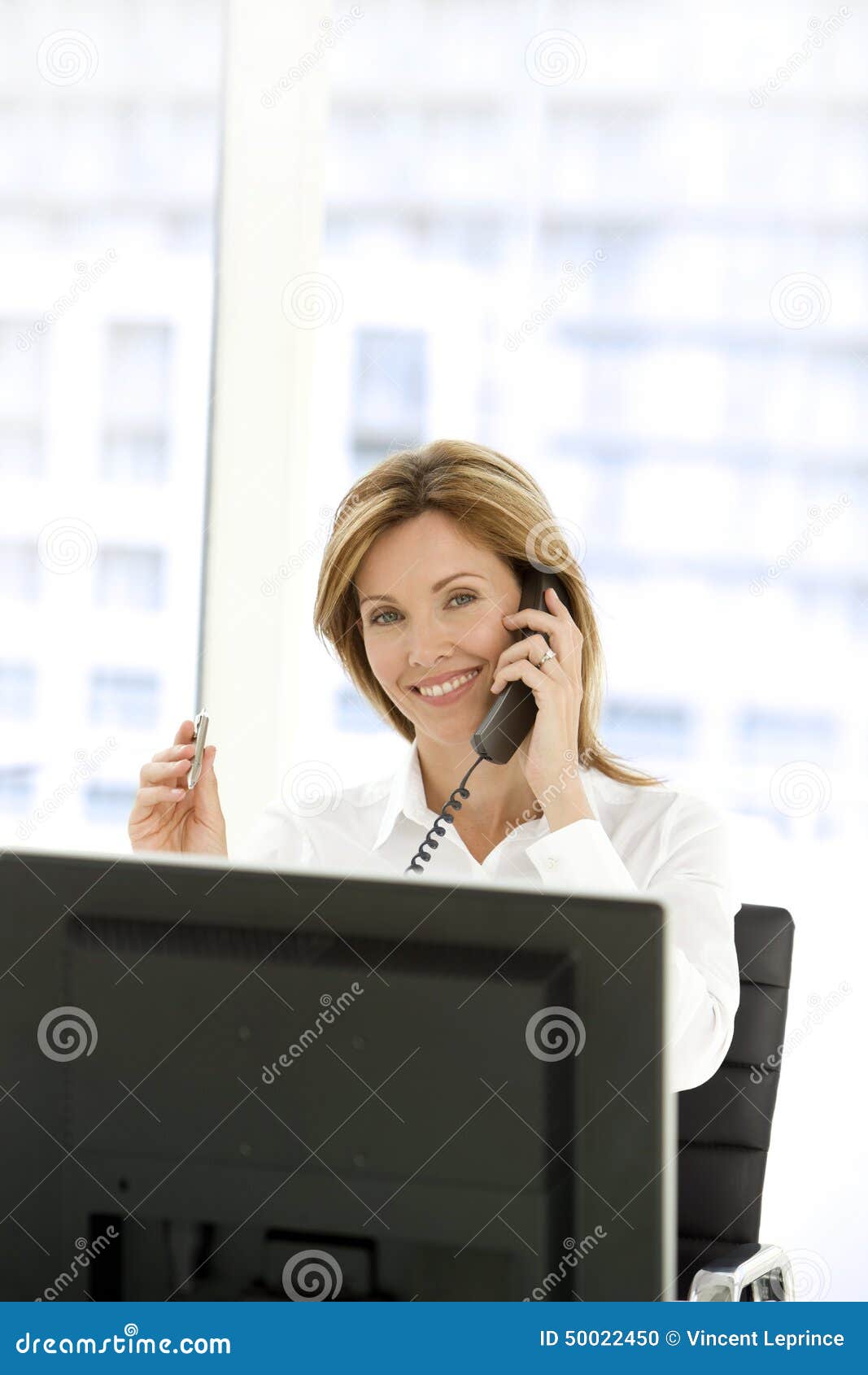 Business executive woman stock photo. Image of desk, collar - 50022450