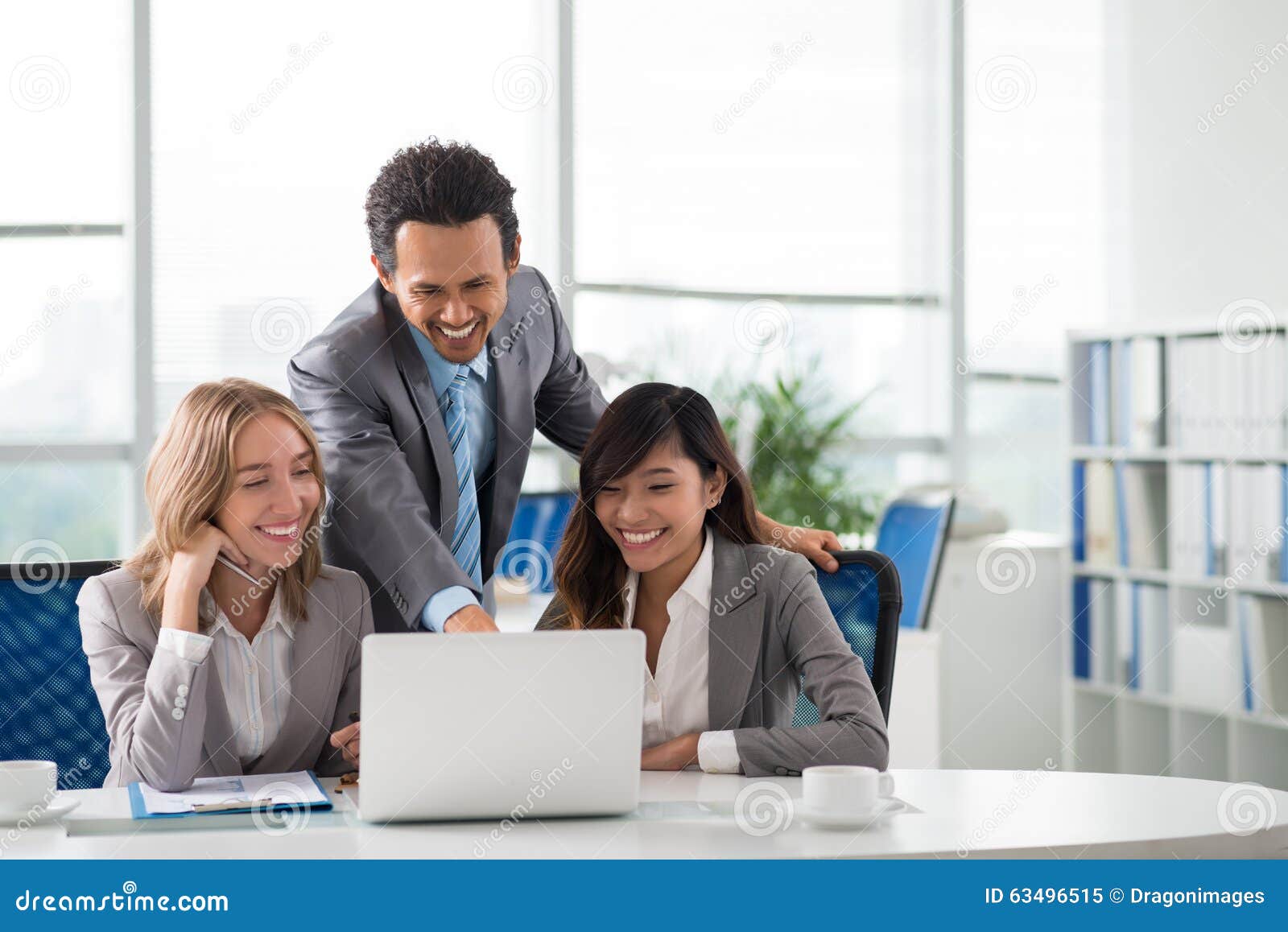 Business executives stock image. Image of laughing, watching - 63496515