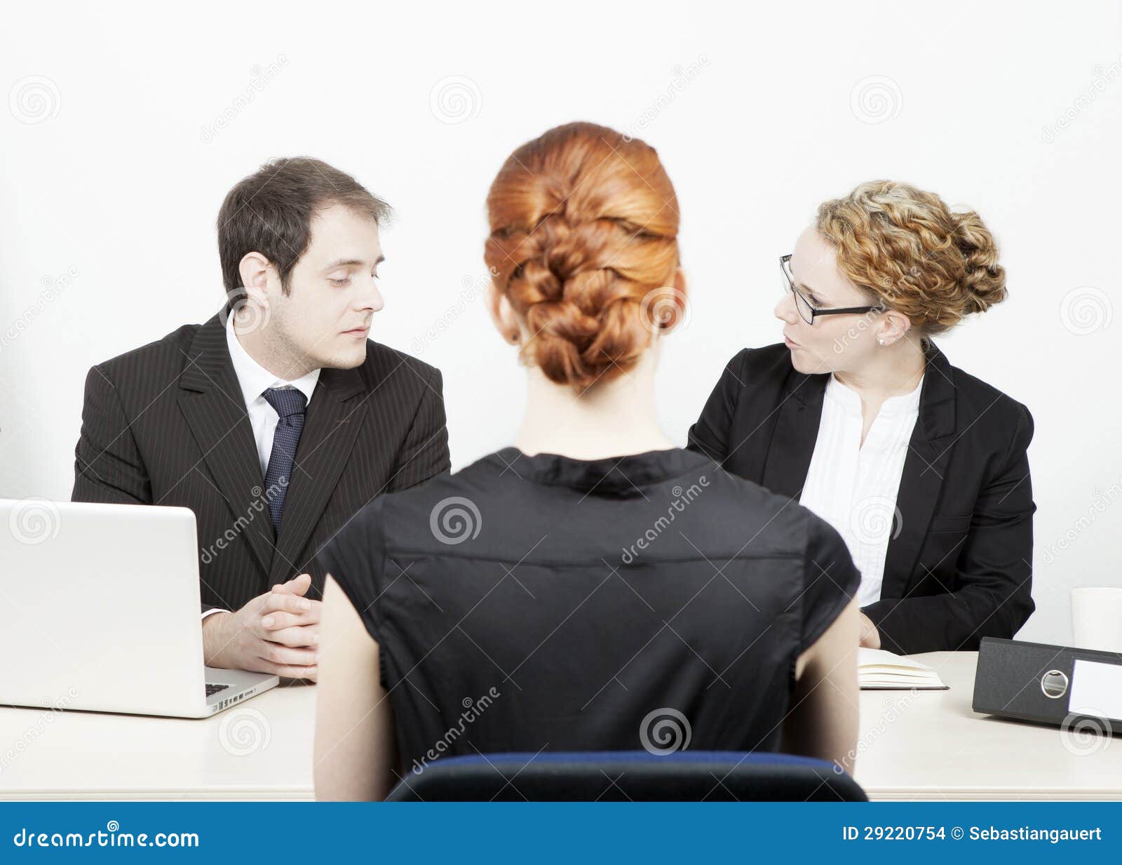 Business Executives Conducting an Interview Stock Photo - Image of ...