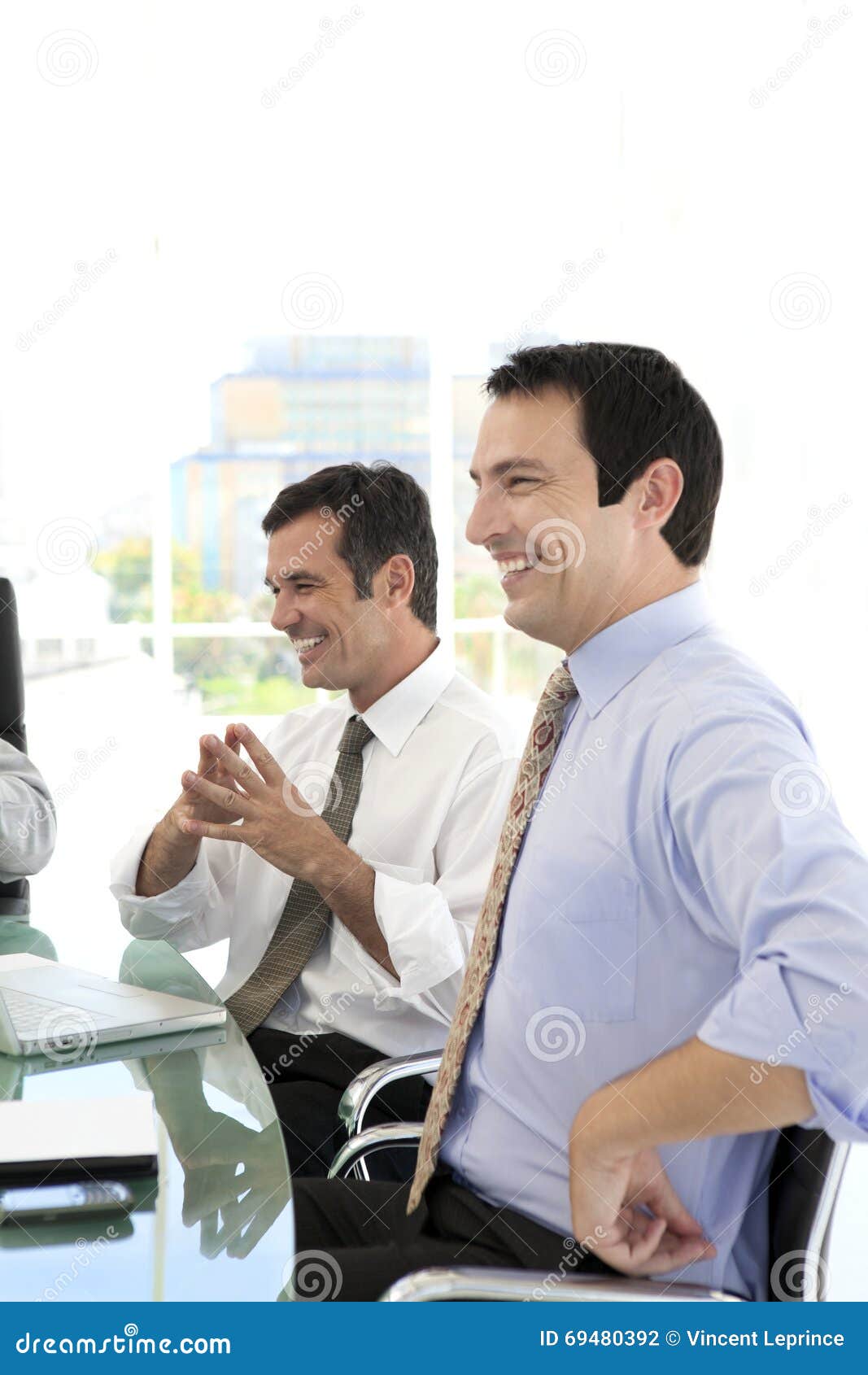 Business Executives Having Fun at a Meeting Stock Photo - Image of ...