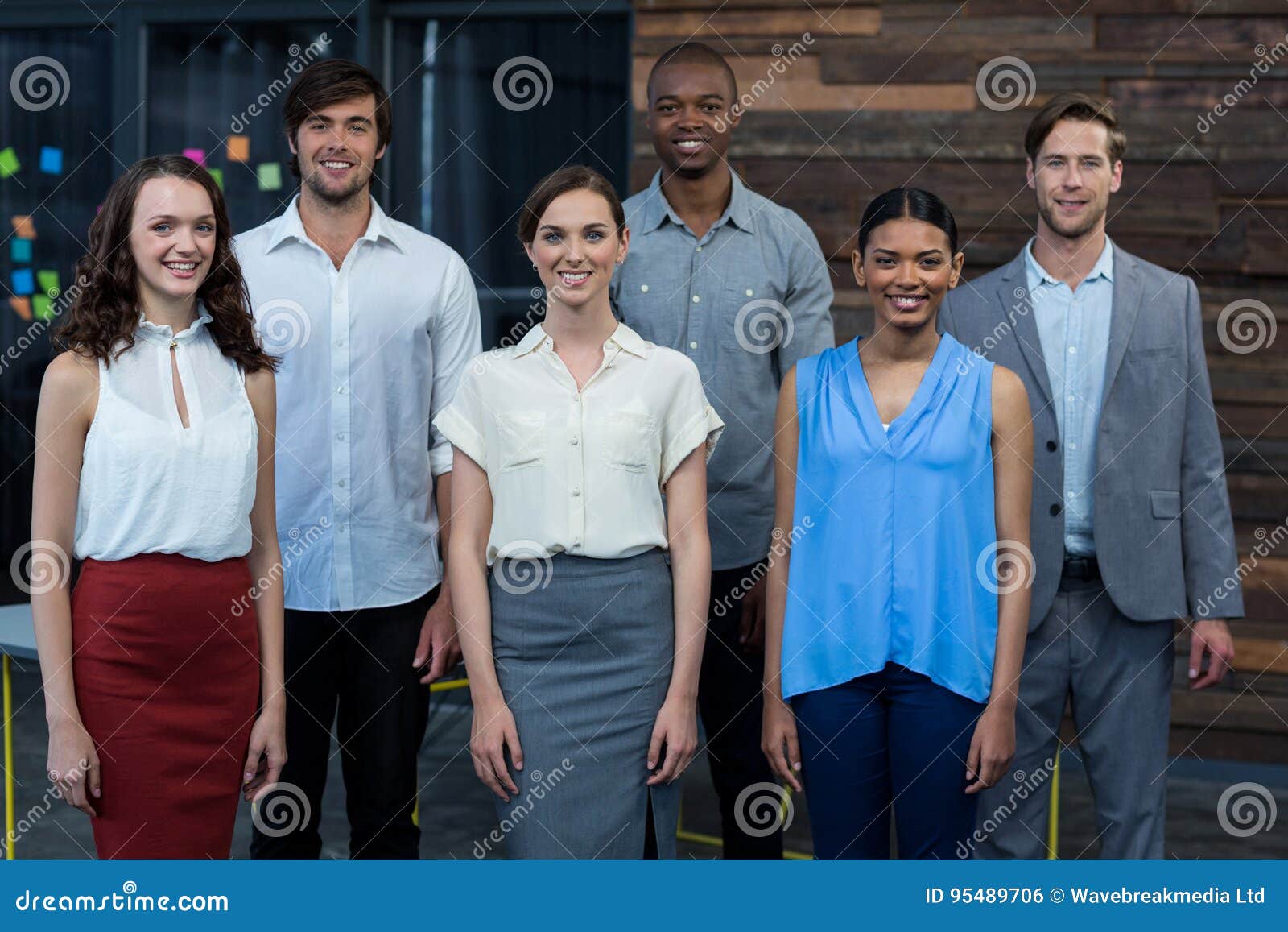 Business Executives Standing Together in Office Stock Photo - Image of ...