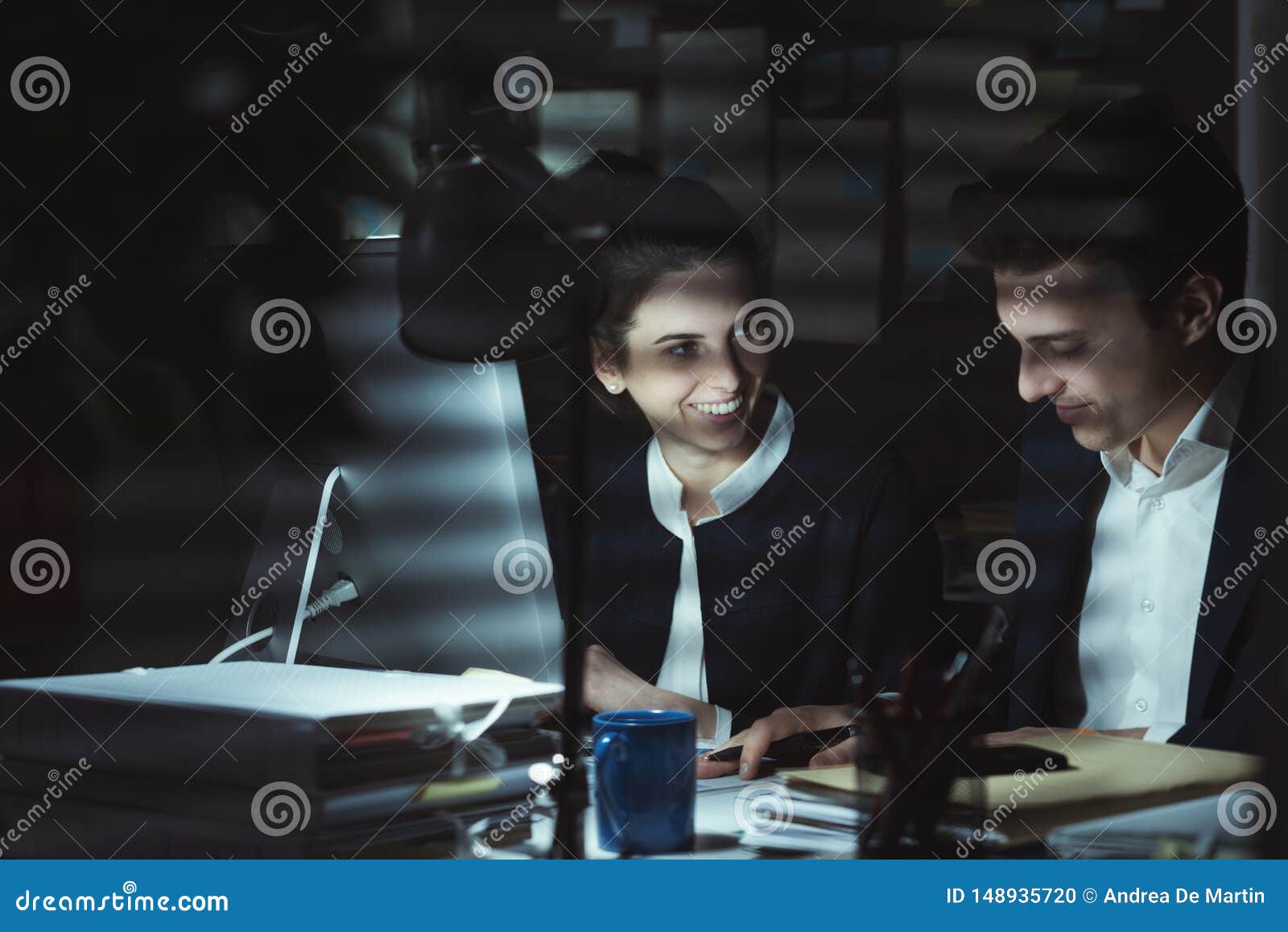 Business Executives Working in the Office Stock Photo - Image of ...