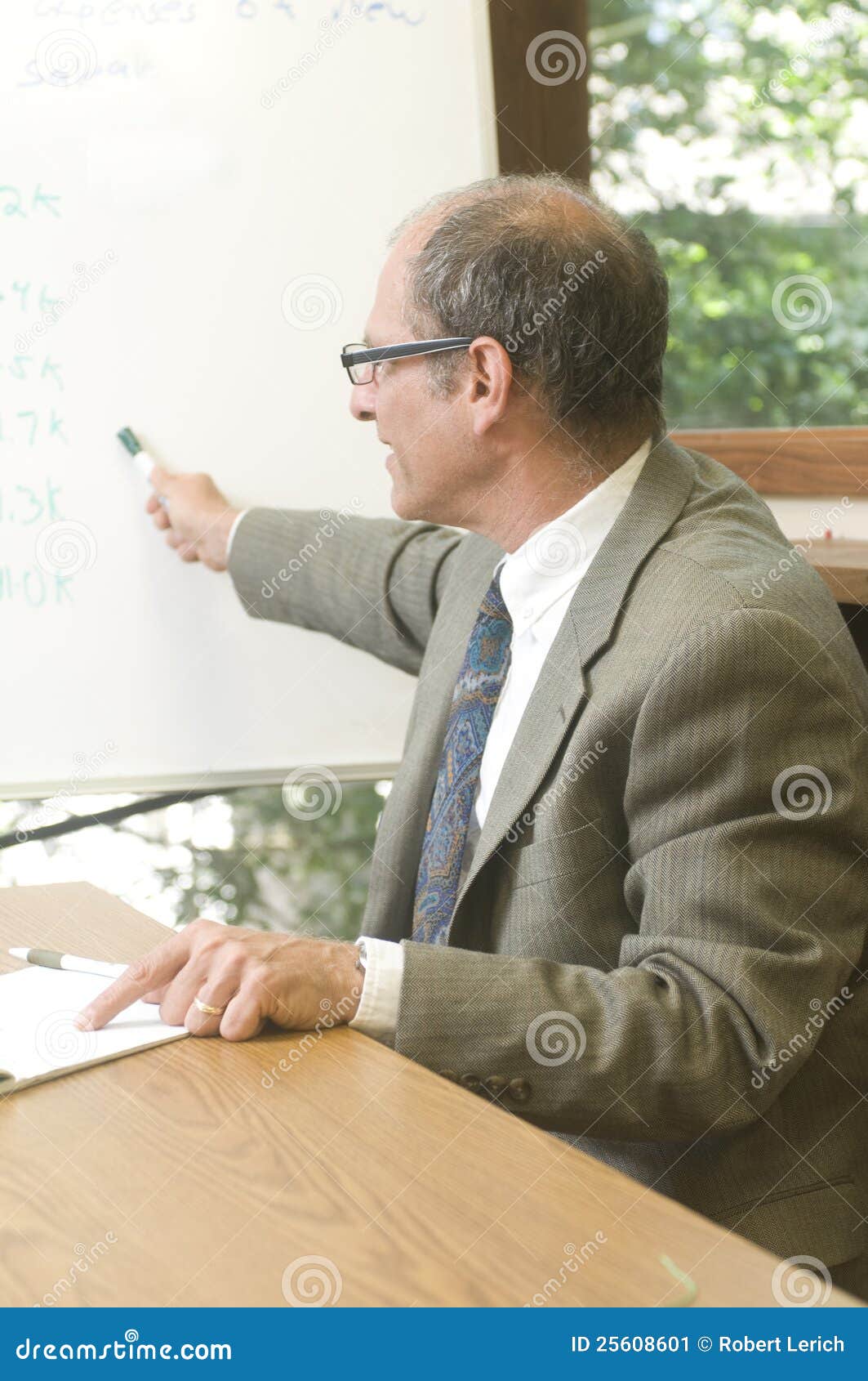 Business Executuve in Conference Office Stock Image - Image of ...