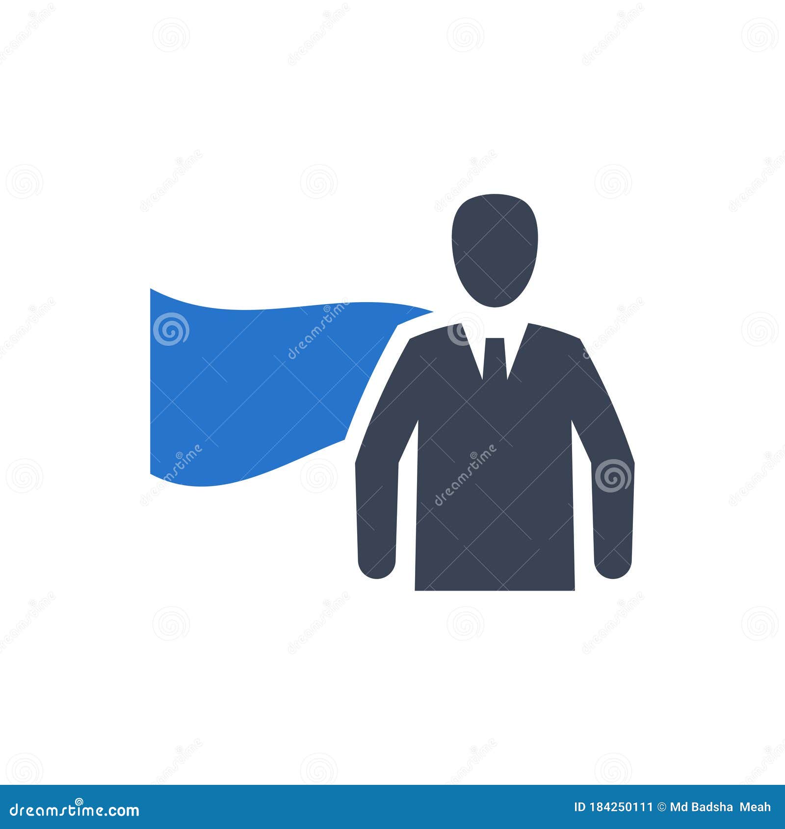 Business expert icon stock vector. Illustration of symbol - 184250111