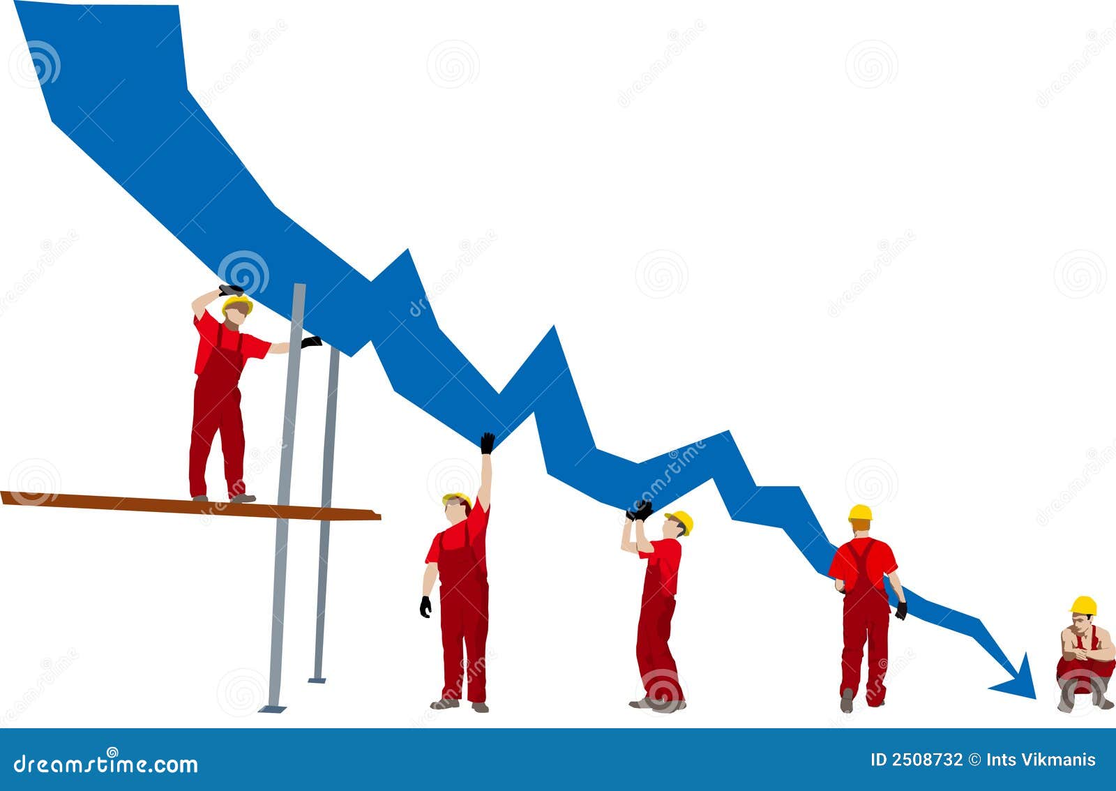 Business failure stock vector. Illustration of failure - 2508732