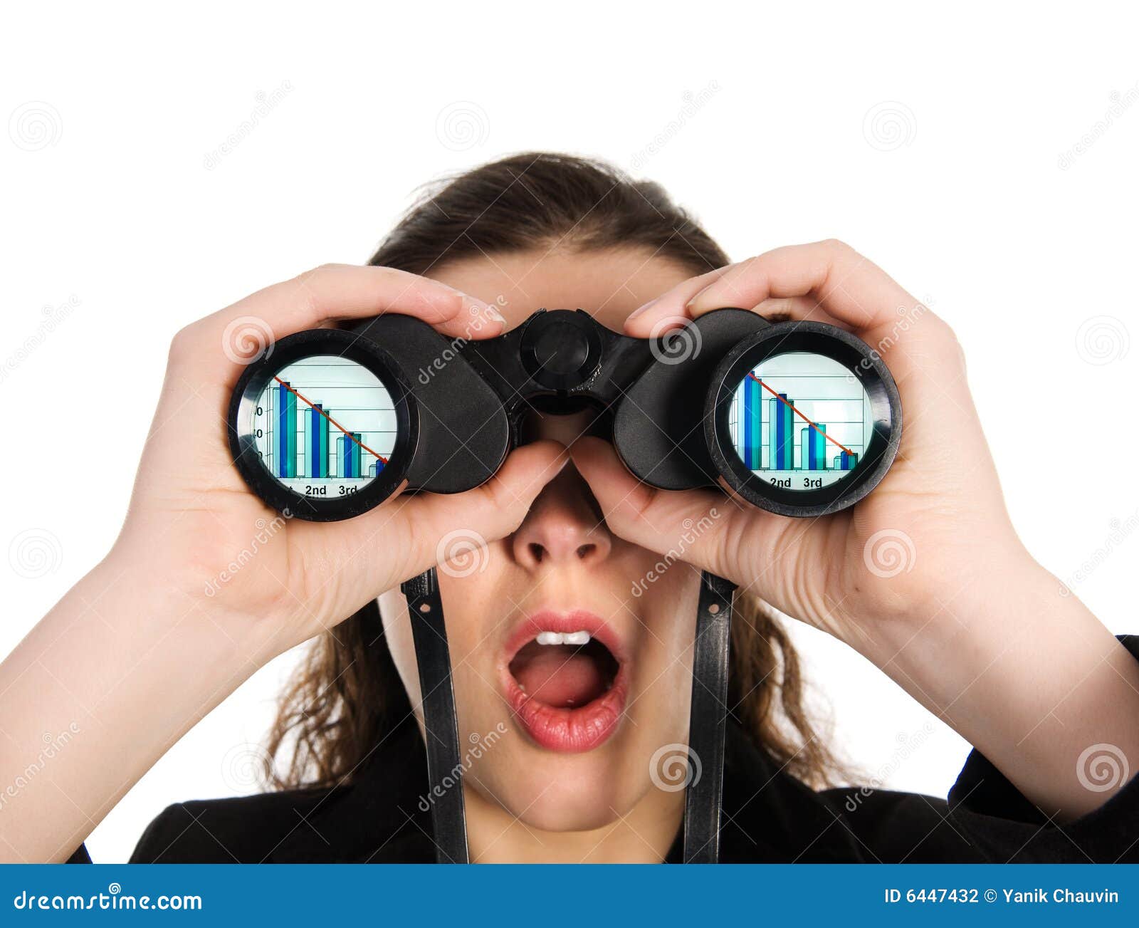Business Failure stock photo. Image of optics, magnifier - 6447432