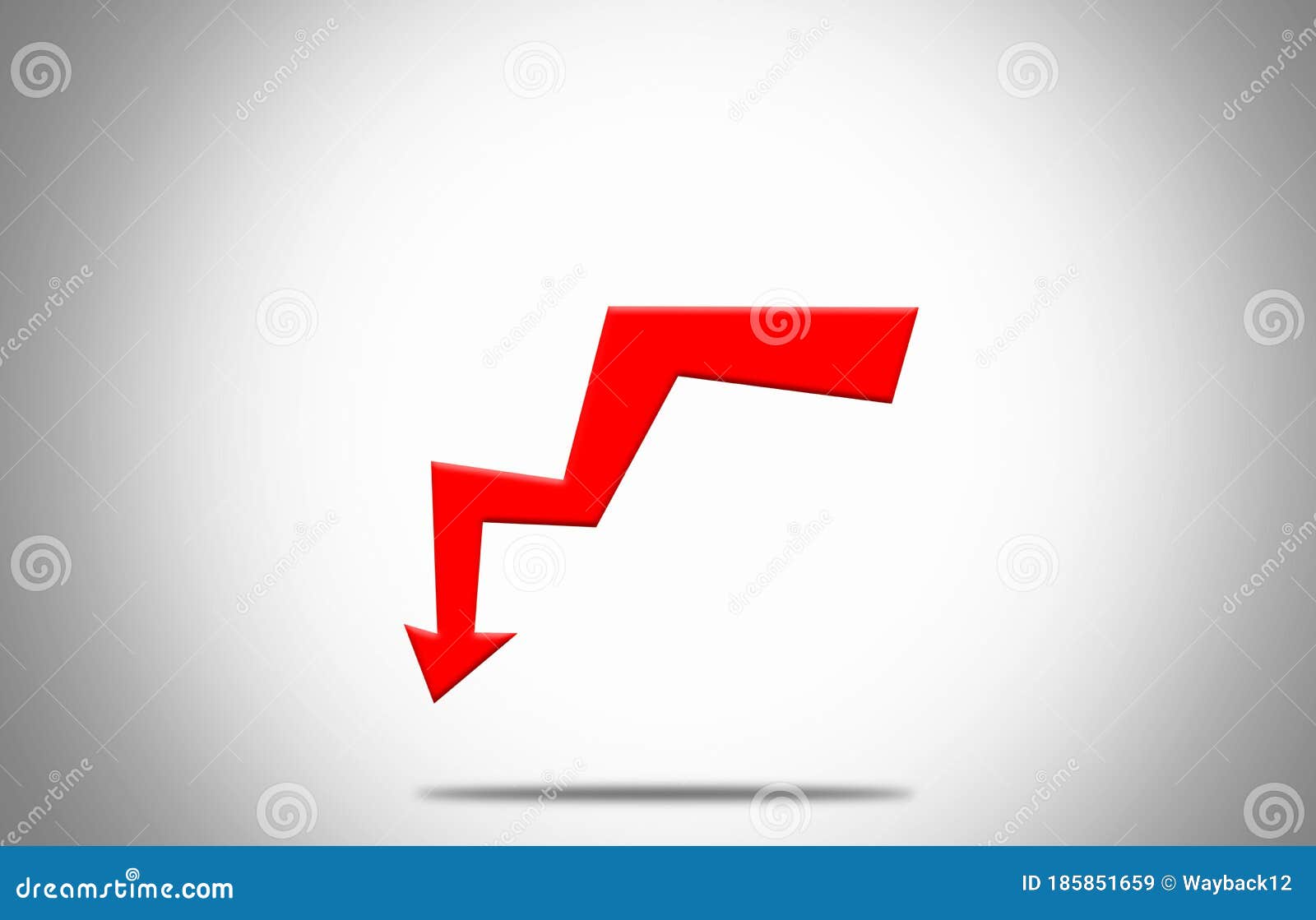 Business Failure Concept stock illustration. Illustration of success ...