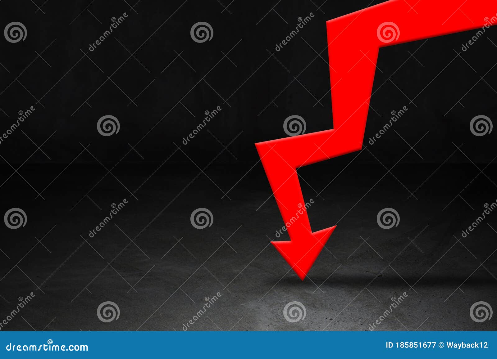 Business Failure Concept stock illustration. Illustration of exchange ...