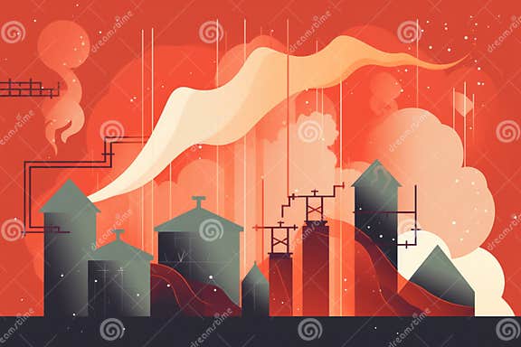 Business Failure Illustration and Falling Business Graph Chart Concept ...