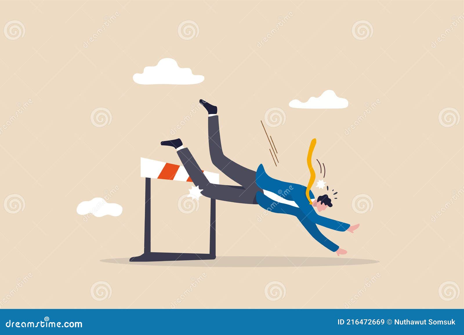 Business Failure, Mistake or Cannot Overcome Difficulty or Obstacle ...