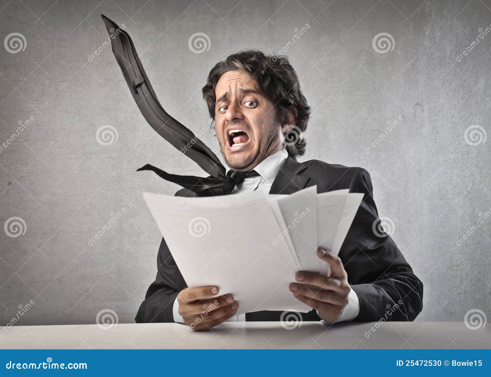 Business Fear stock photo. Image of fear, note, face - 25472530