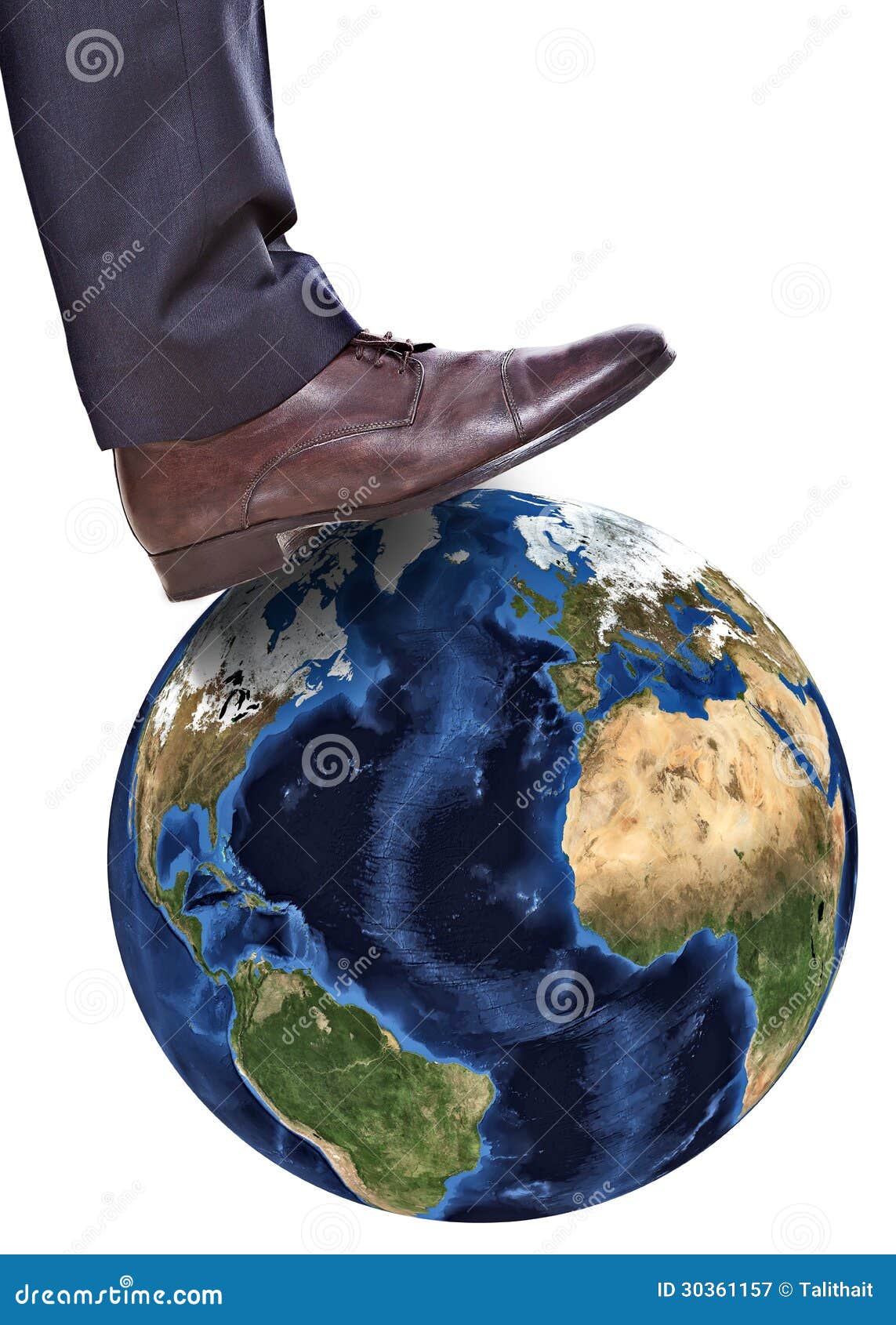 Business feet on earth stock image. Image of direction - 30361157