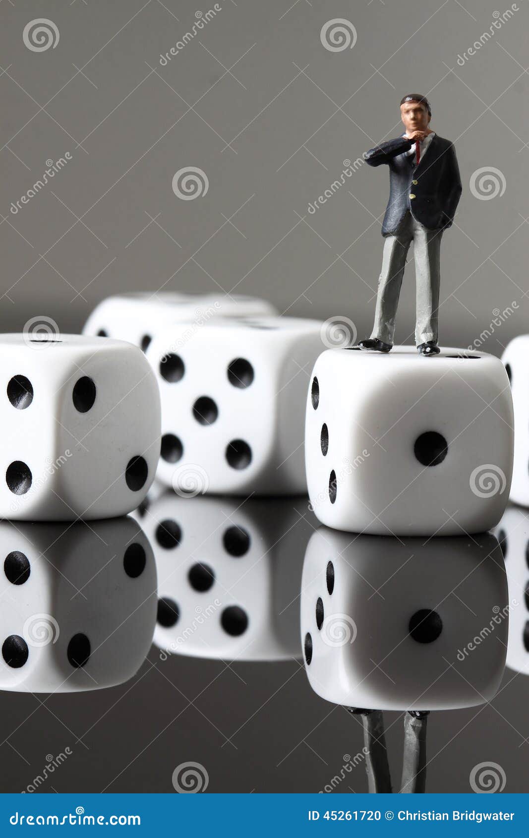 Business figure dice a stock photo. Image of standing - 45261720