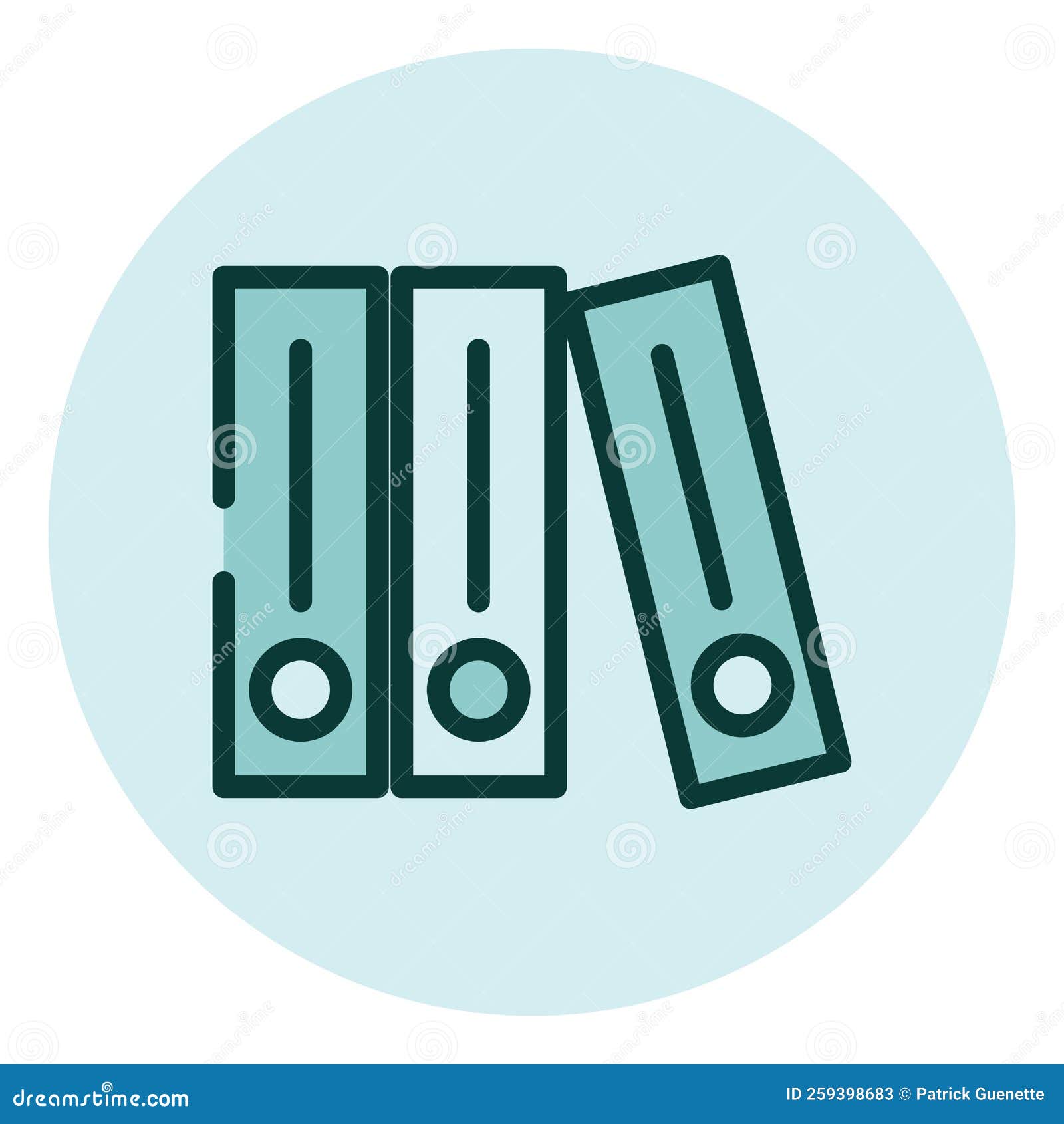 Business Files And Folders Line Icons Collection. Insights, Data ...