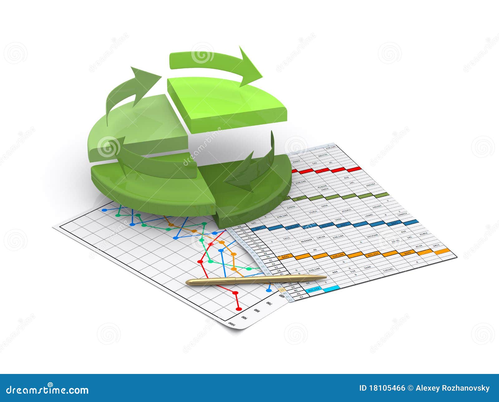 Business Finance Chart, Diagram, Bar, Graphic Stock Illustration ...