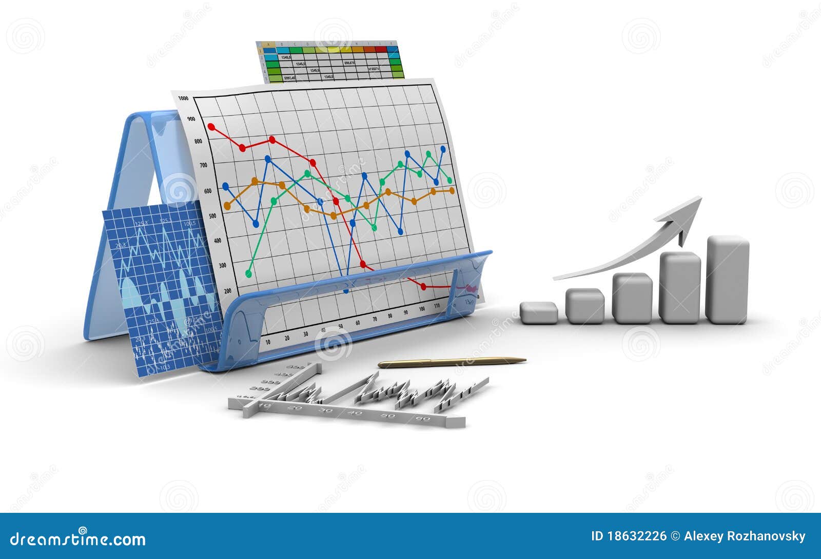 Business Finance Chart, Diagram, Bar, Graphic Stock Vector ...