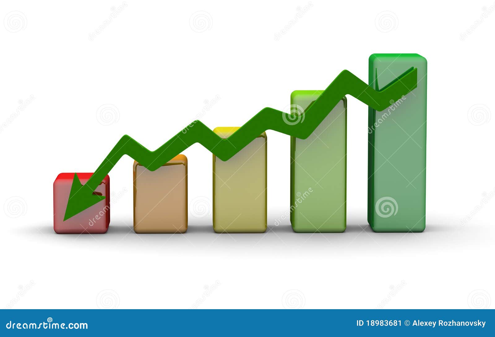 Business Finance Chart, Diagram, Bar, Graphic Stock Illustration ...