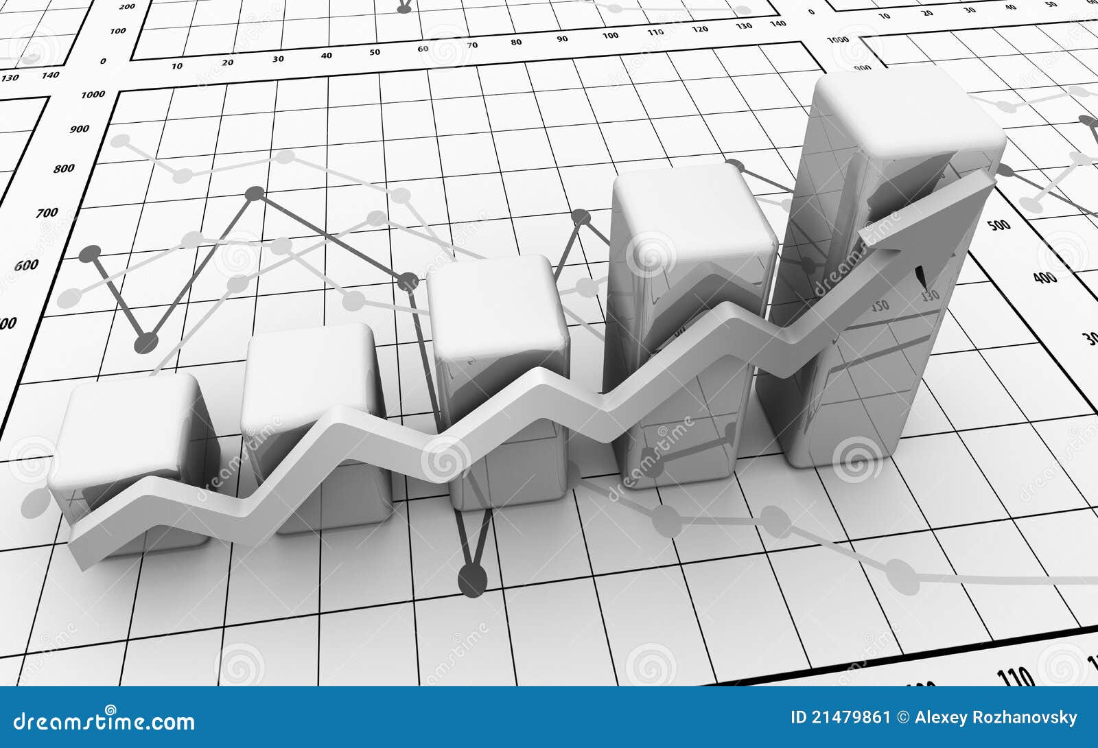 Business Finance Chart, Diagram, Bar, Graphic Stock Illustration ...