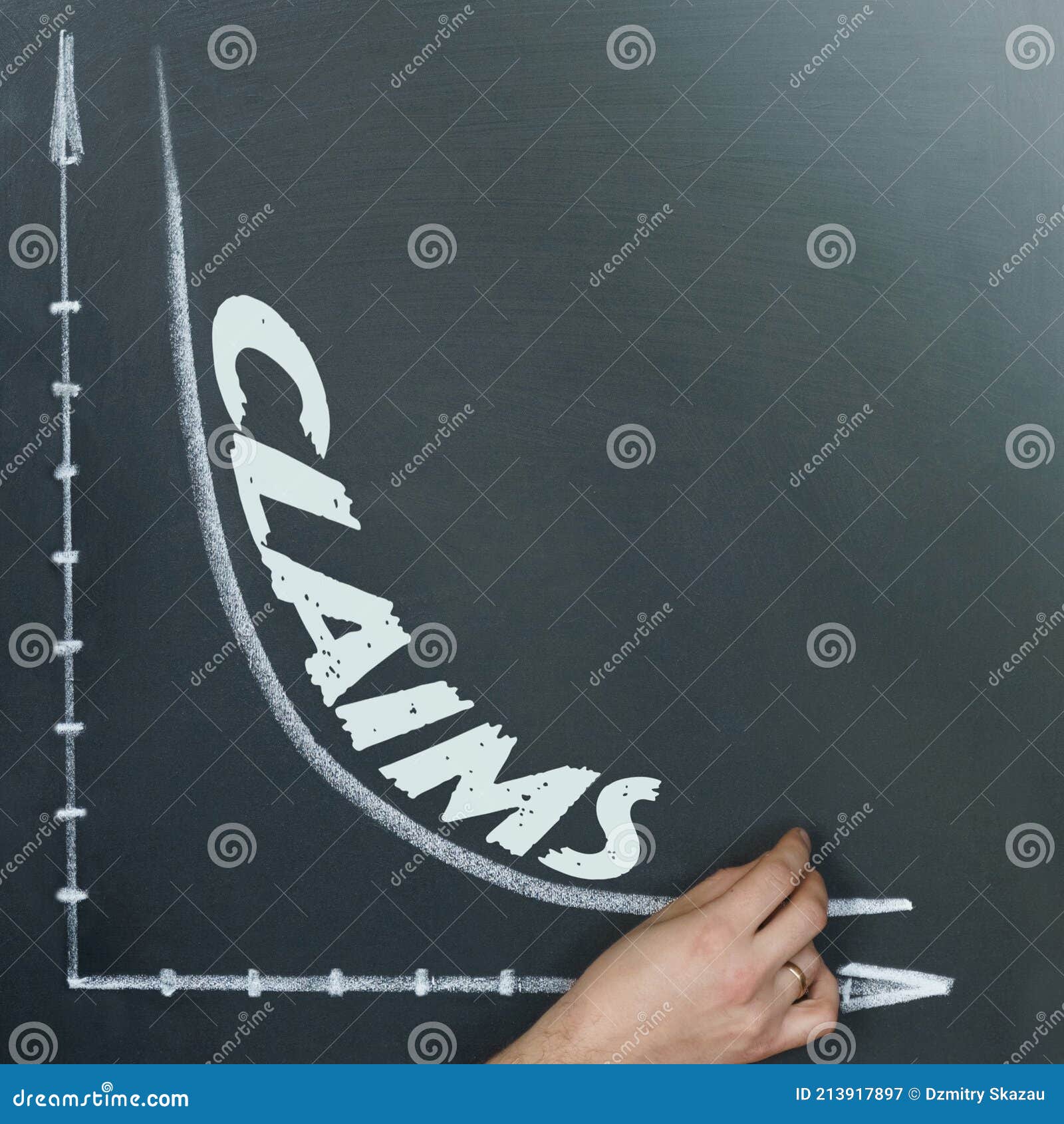 A Graph is Drawn on the Board and it is Written - CLAIMS Stock Image ...