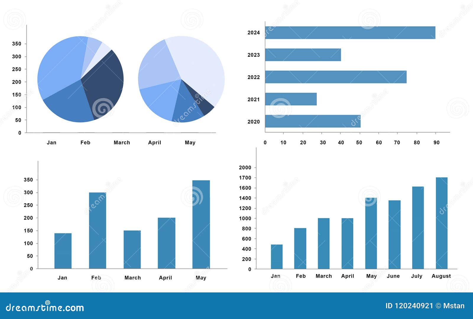 Business Finance Graph Chart 3d Illustration Stock Illustration ...