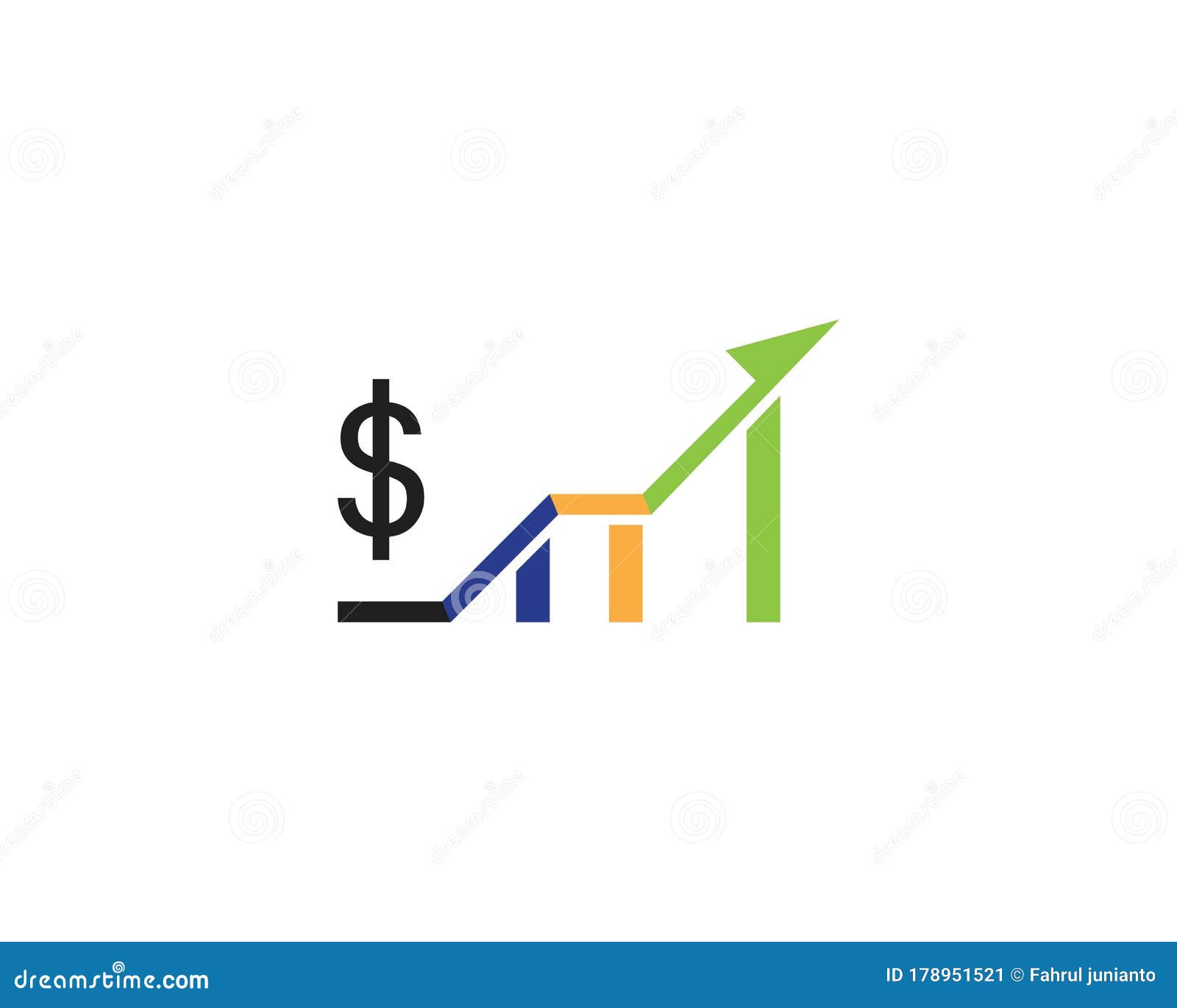 Business Finance Graph Logo Vector Image Stock Illustration ...