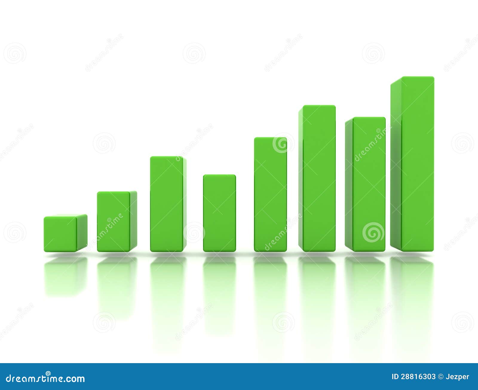 Business Finance Green Graph Stock Illustration - Illustration of cash ...