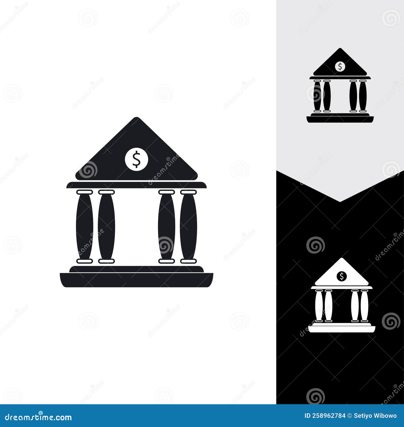 Business and Finance Icon Bank Vector Illustration Stock Vector ...