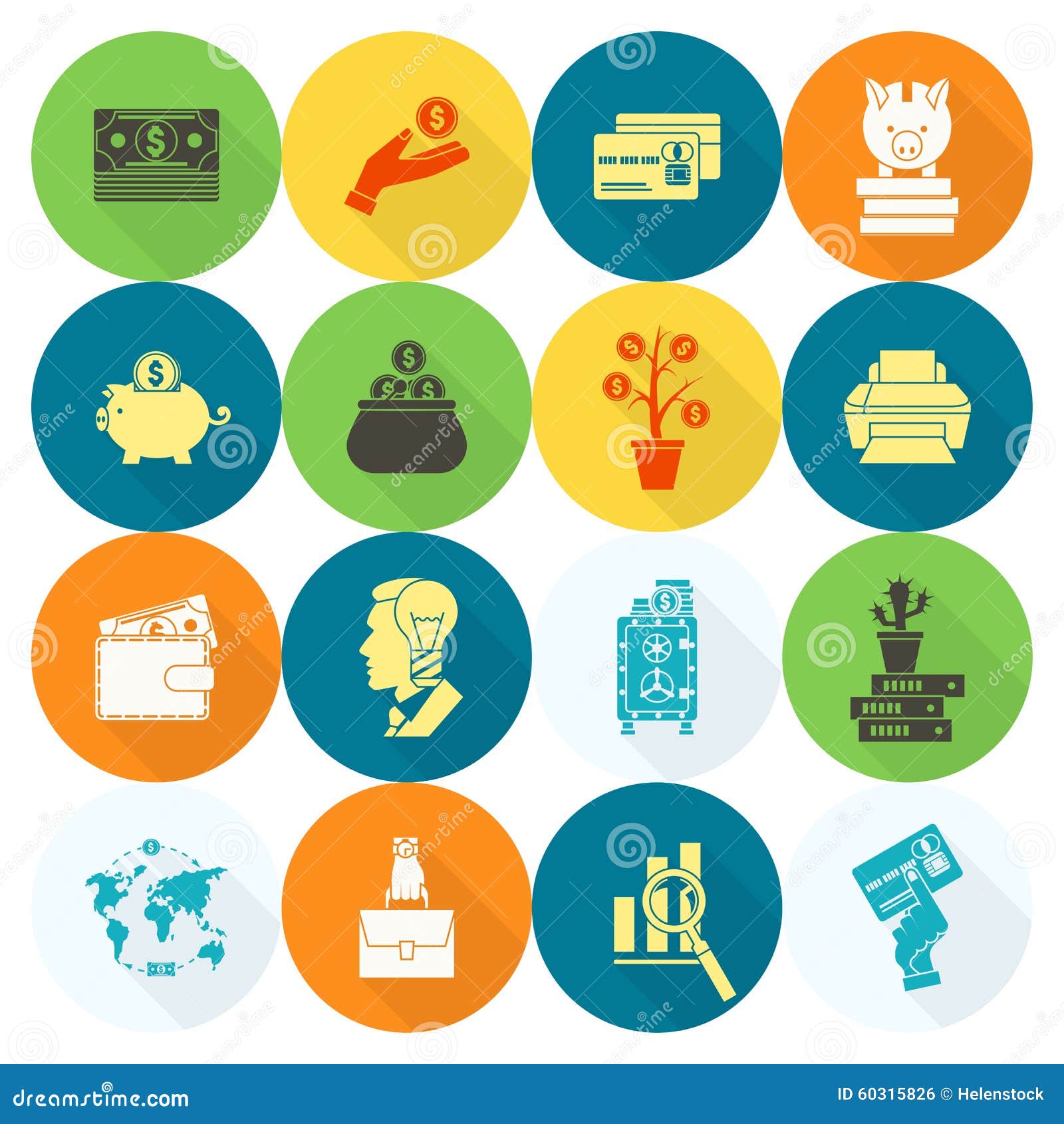 Business and Finance Icon Set Stock Vector - Illustration of business ...