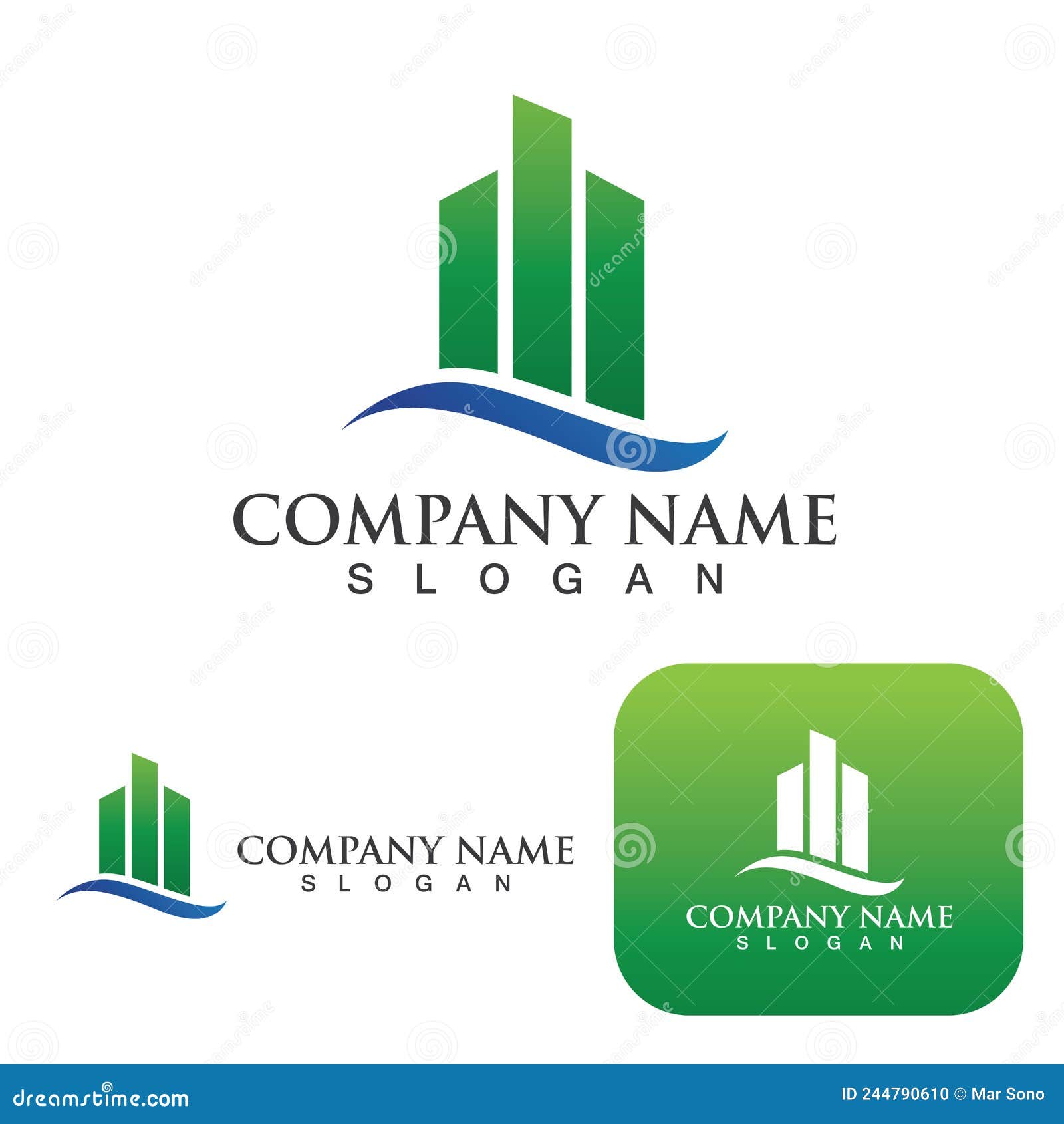 Business Finance Logo Template Stock Vector - Illustration of element ...