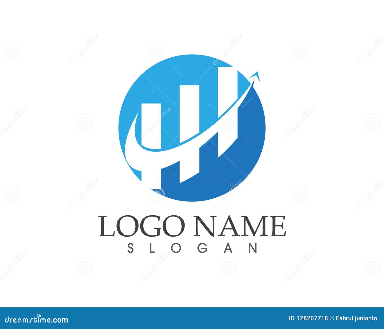 Business Finance Logo - Vector Concept Illustration Stock Vector ...