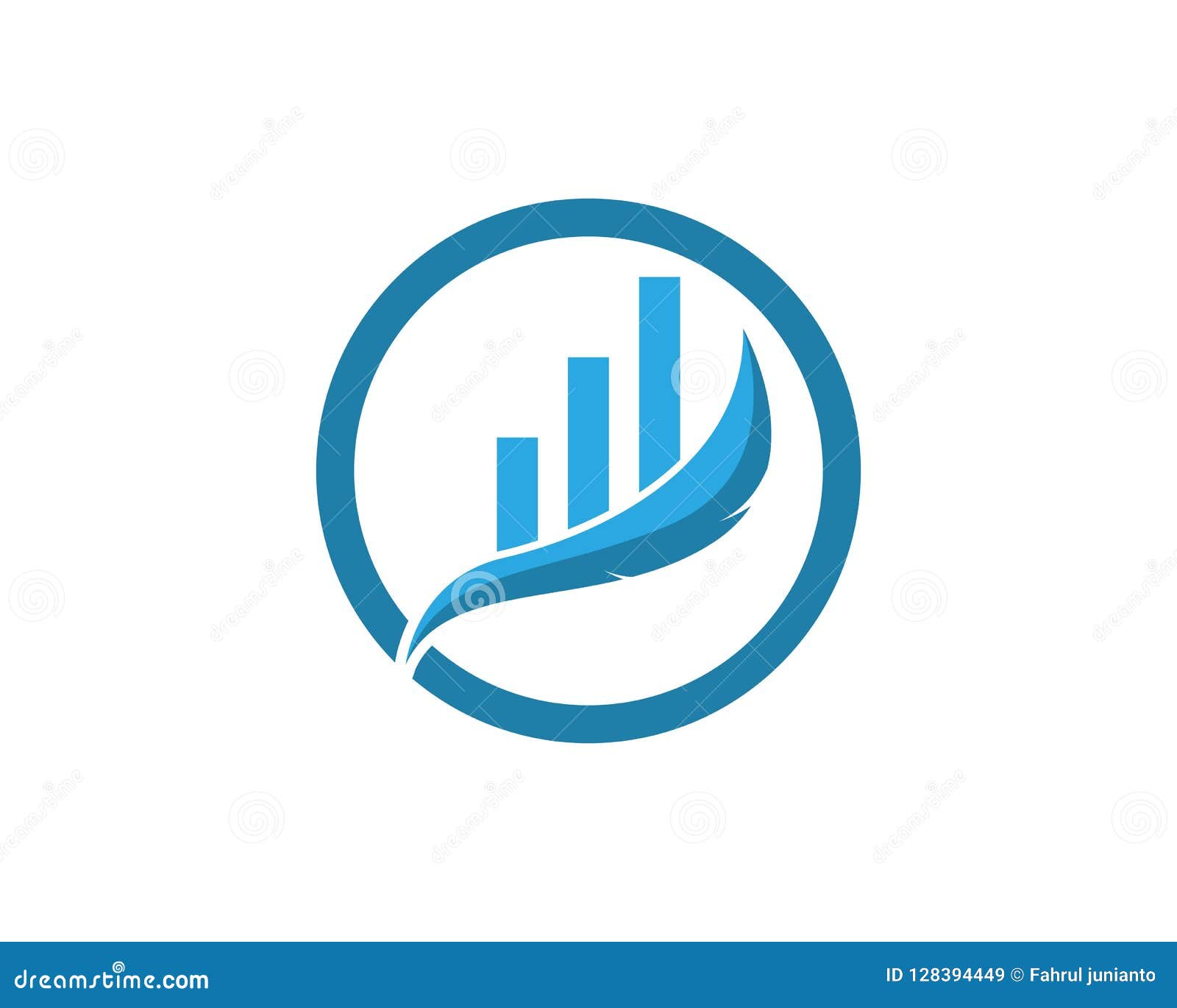 Business Finance Logo - Vector Concept Illustration Stock Vector ...