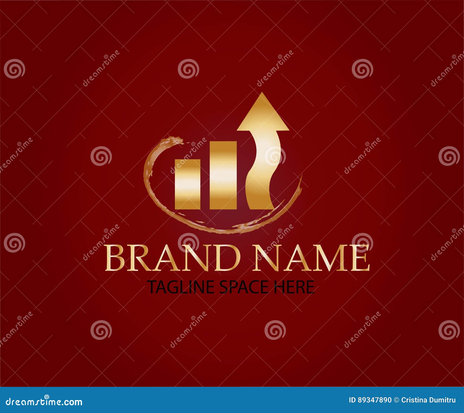 Business Finance Progress Arrow Logo Stock Vector - Illustration of ...