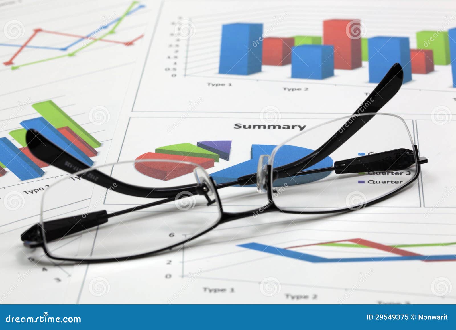 Business of Financial Analysis Stock Image - Image of document, hand ...