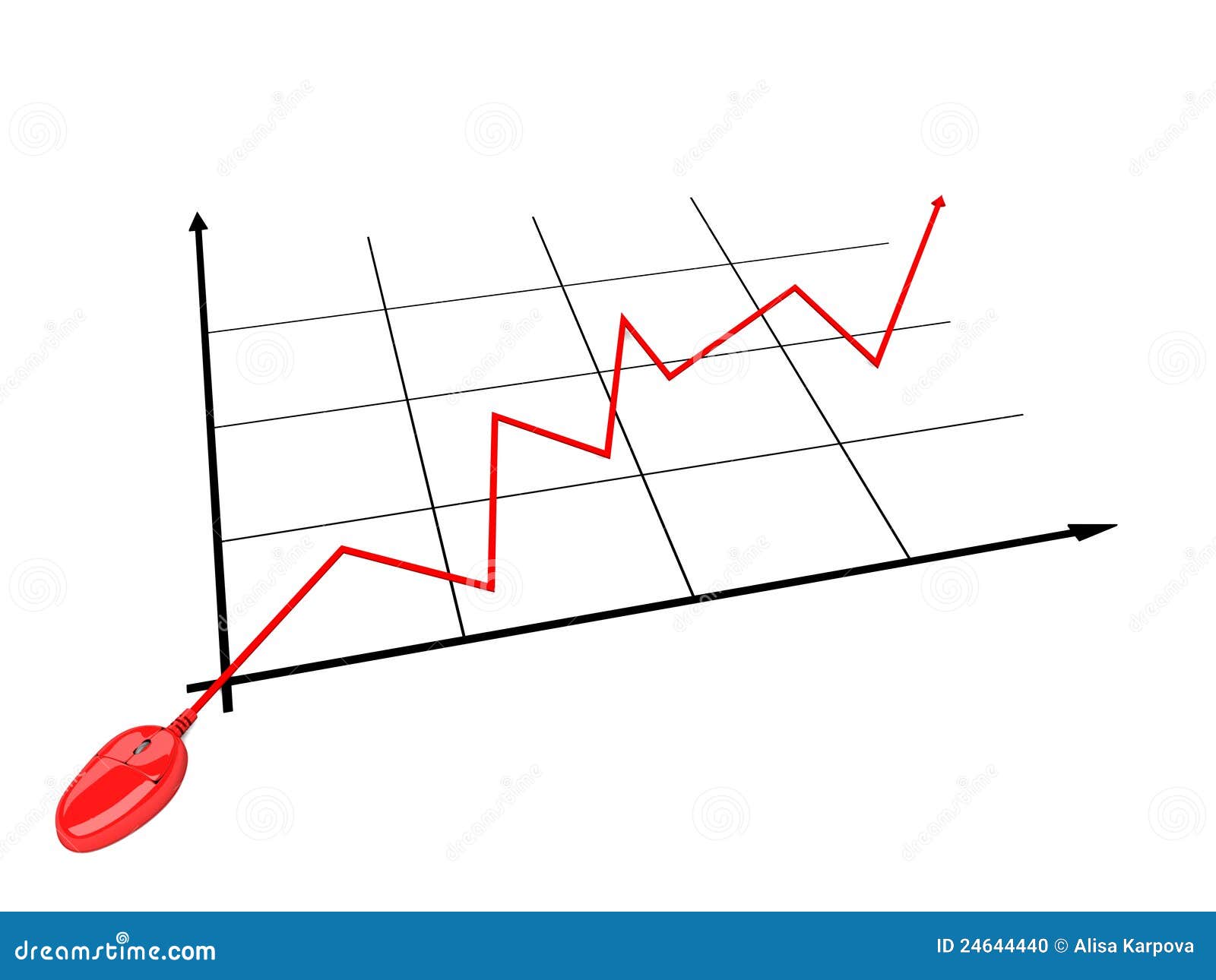 Booming Bar Graph On America Stock Photography | CartoonDealer.com ...