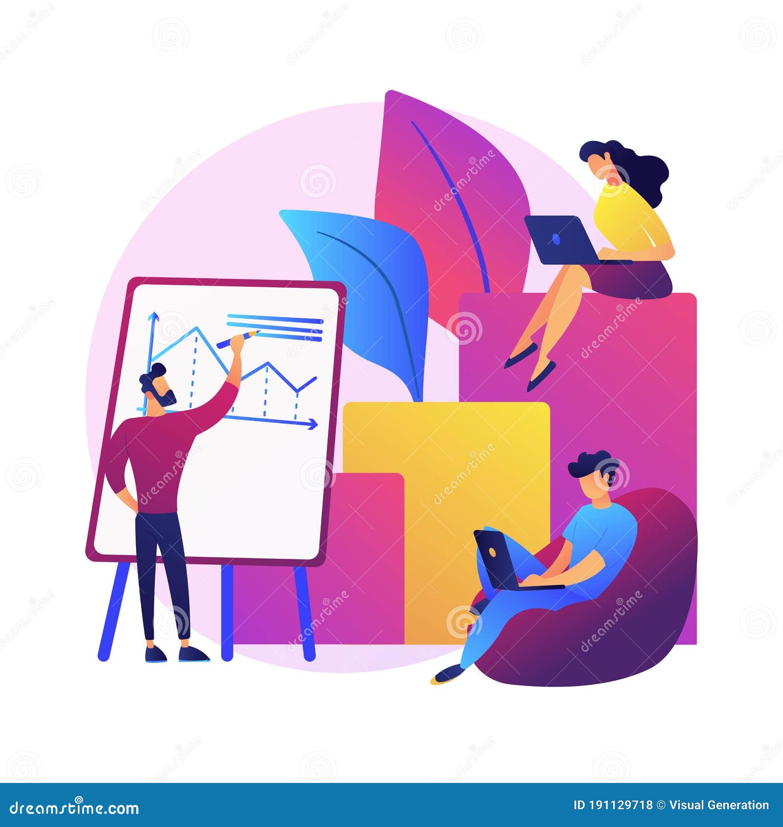 Business Financial Report Vector Concept Metaphor Stock Vector ...