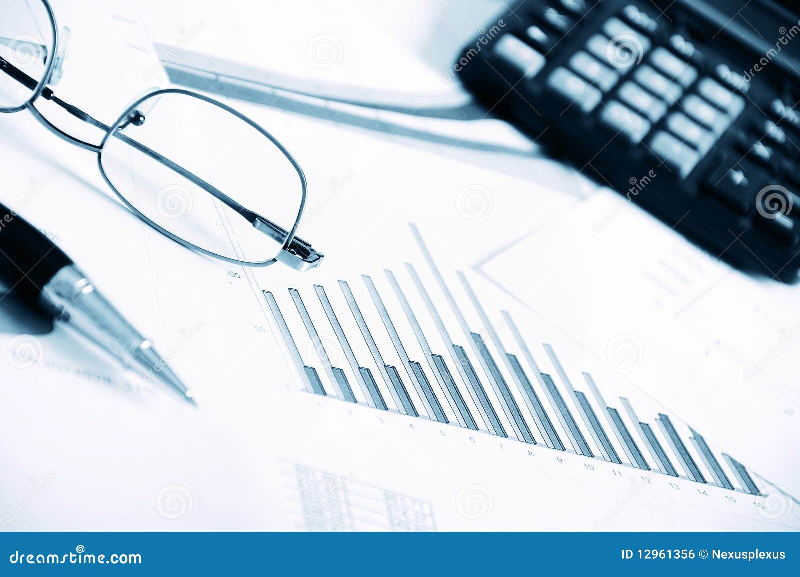 Business and the Financial Reports Stock Photo - Image of corporate ...