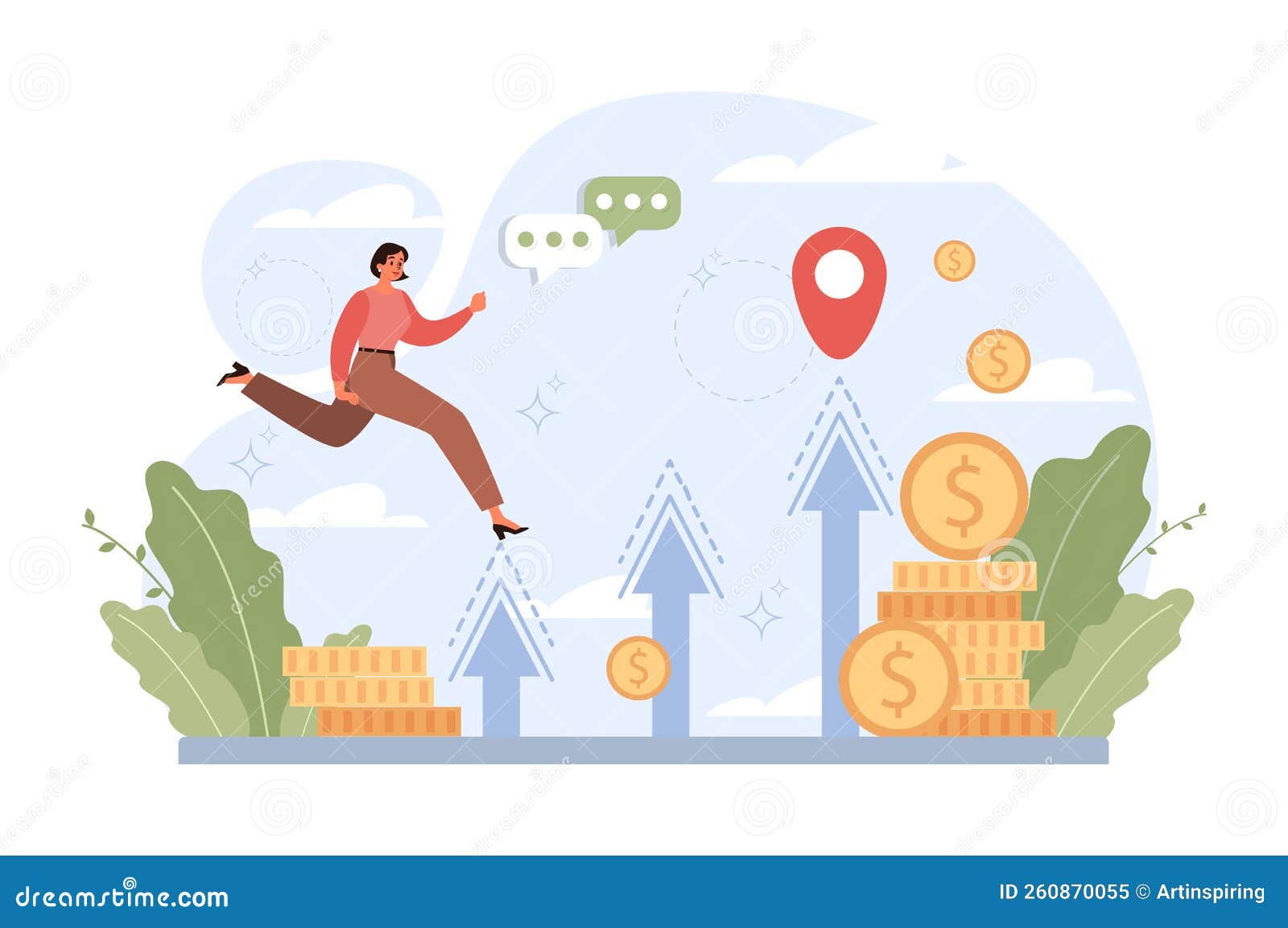 Business or Financial Risk Concept. Challenge, Danger or Difficulty ...