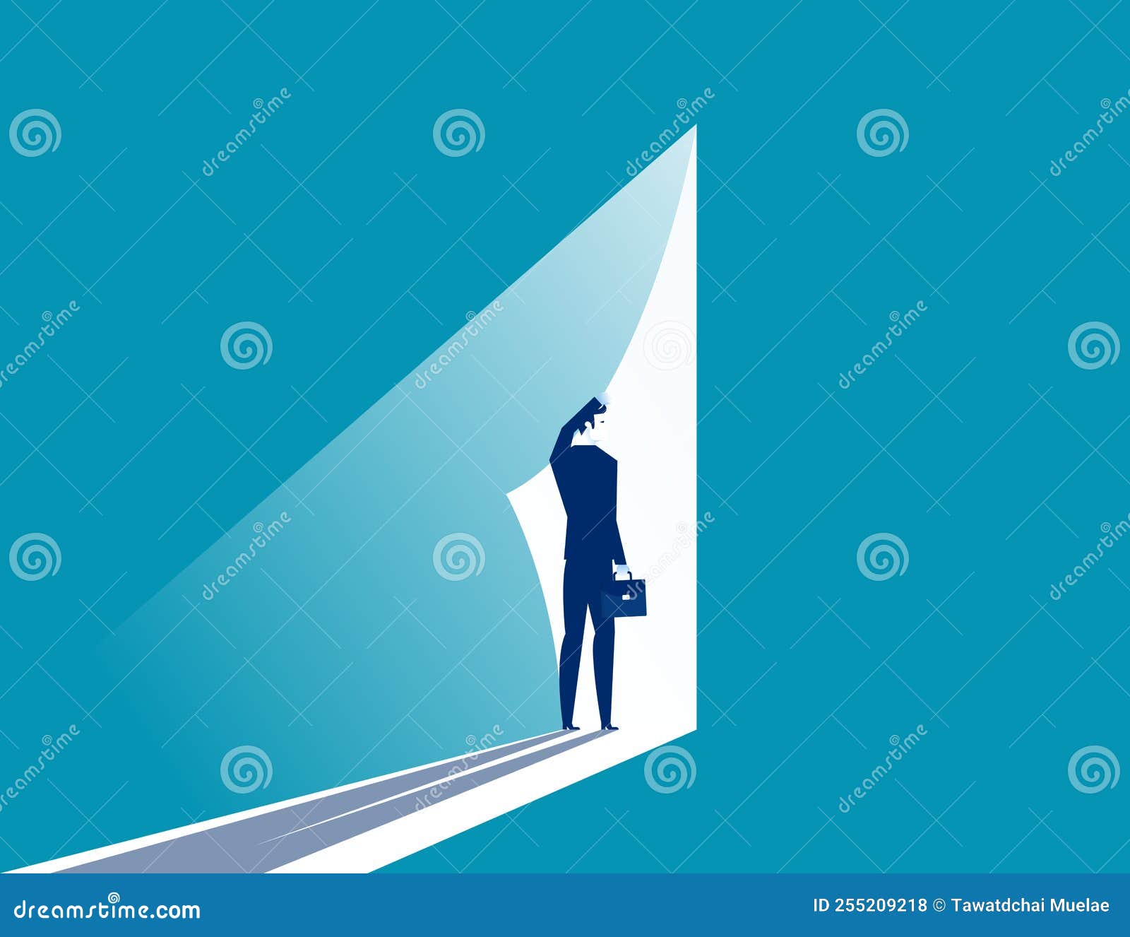 Business Finding Solution and Success. Business Vector Illustration ...