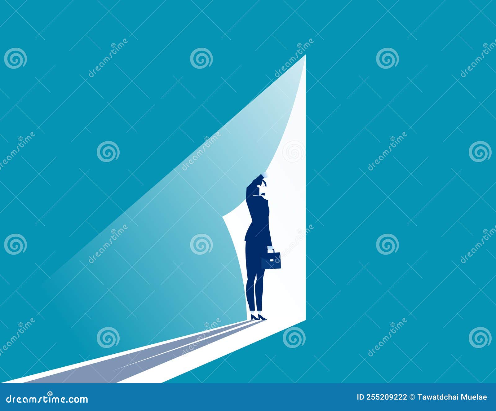 Business Finding Solution and Success. Business Vector Illustration ...