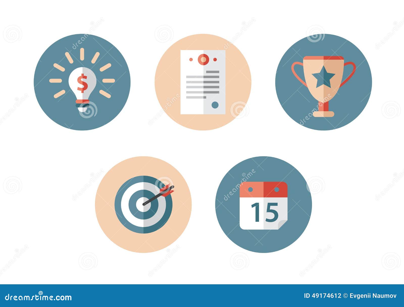 Business flat icon stock vector. Illustration of abstract - 49174612