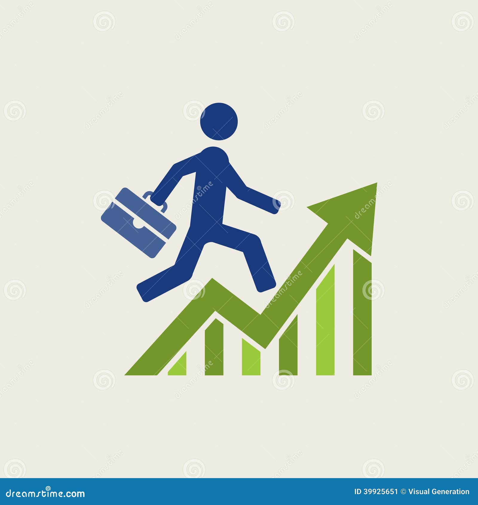 Business Flat Icon stock vector. Illustration of ambition - 39925651