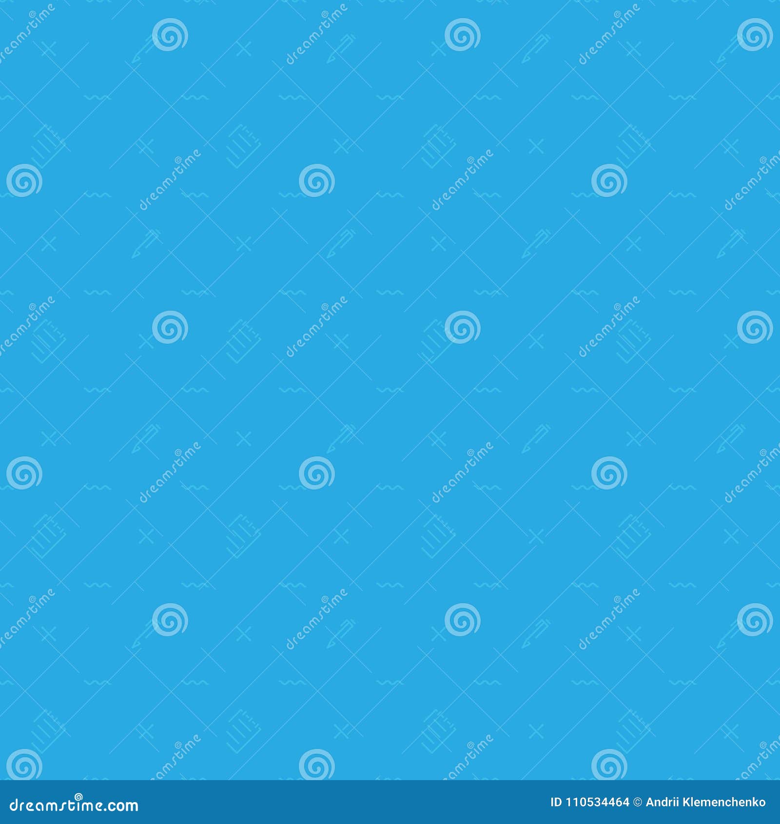 Abstract Documents Background. White Pens and Papers Icon on Blue ...