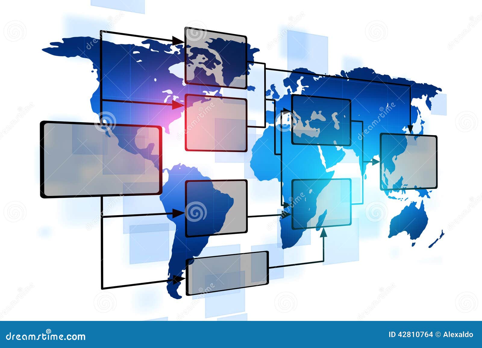 Business Flow Chart stock illustration. Illustration of chart - 42810764