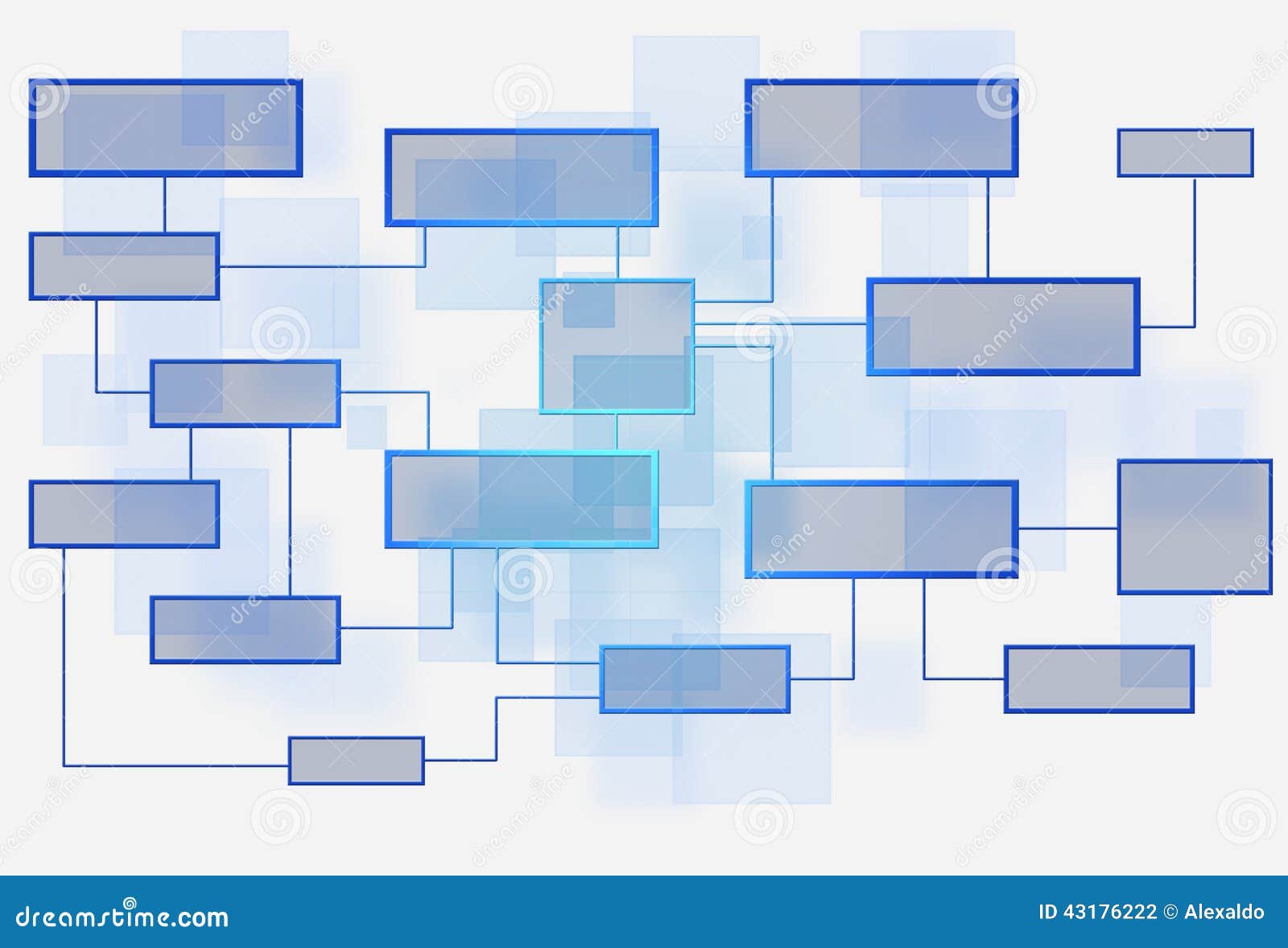 Business Flow Chart on White Background Stock Illustration ...