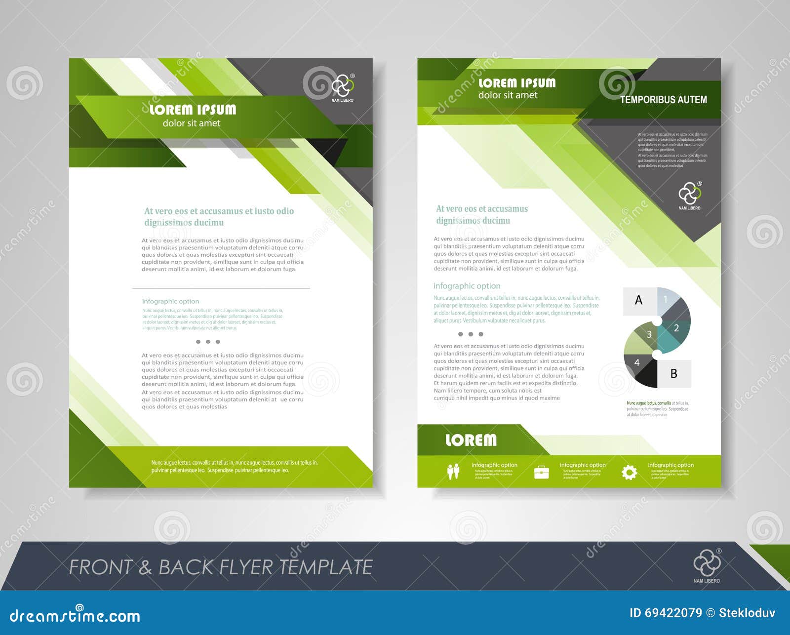 Business flyer template stock vector. Illustration of banner - 69422079