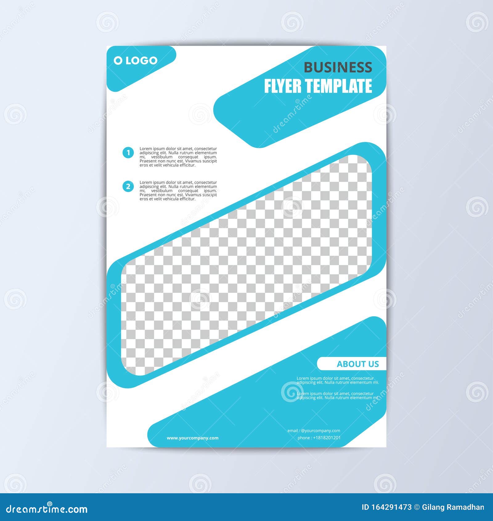 Business Flyer Template Modern Design New Trend Vector Stock Vector ...